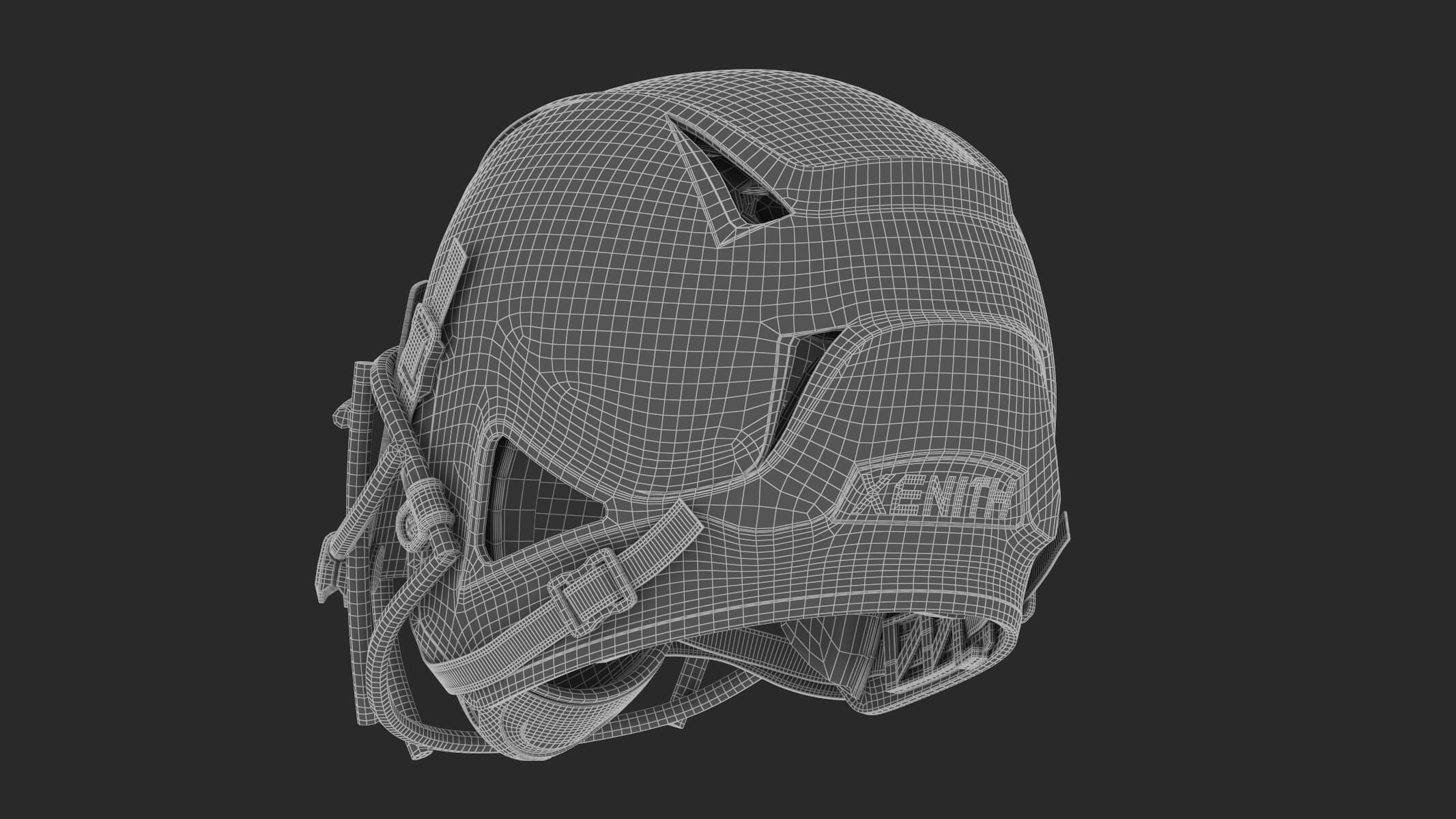 Xenith Shadow Helmet - 3D Model by frezzy