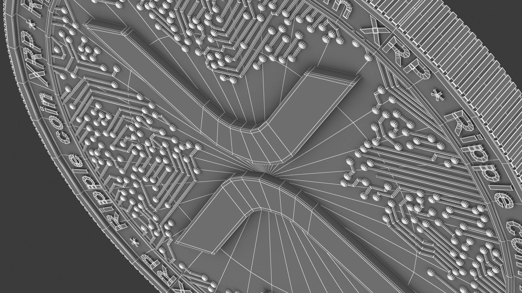 XRP Coin - 3D Model by frezzy