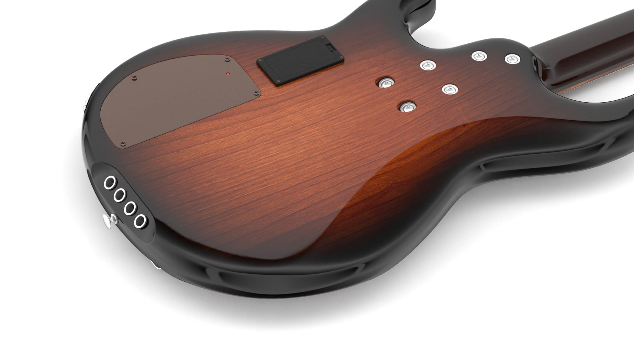 Yamaha Bass Guitar BB734A - 3D Model by frezzy