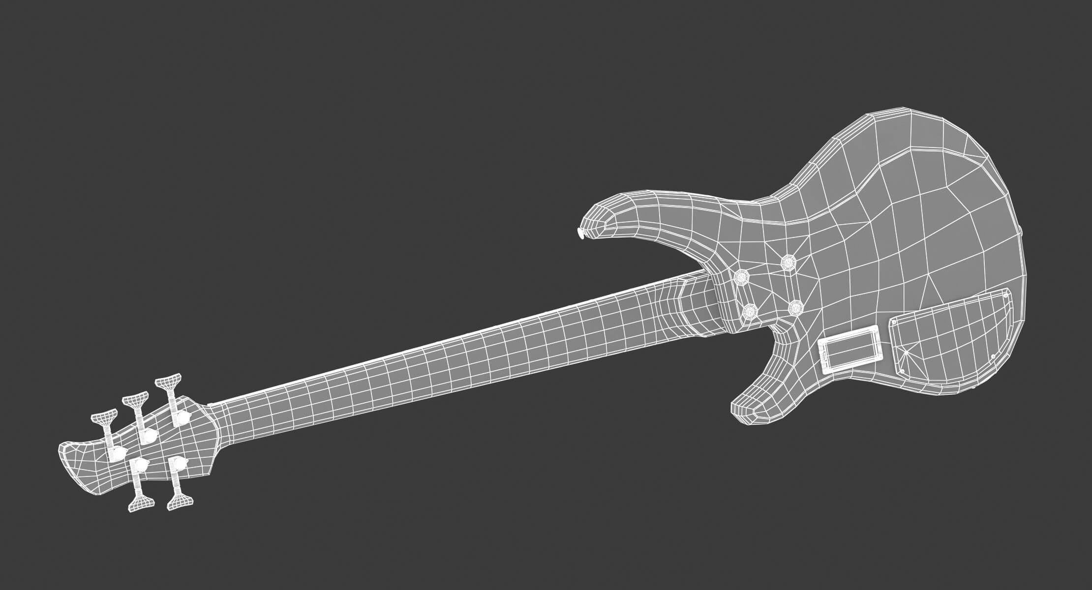 Yamaha Bass Guitar TRBX305 - 3D Model by frezzy