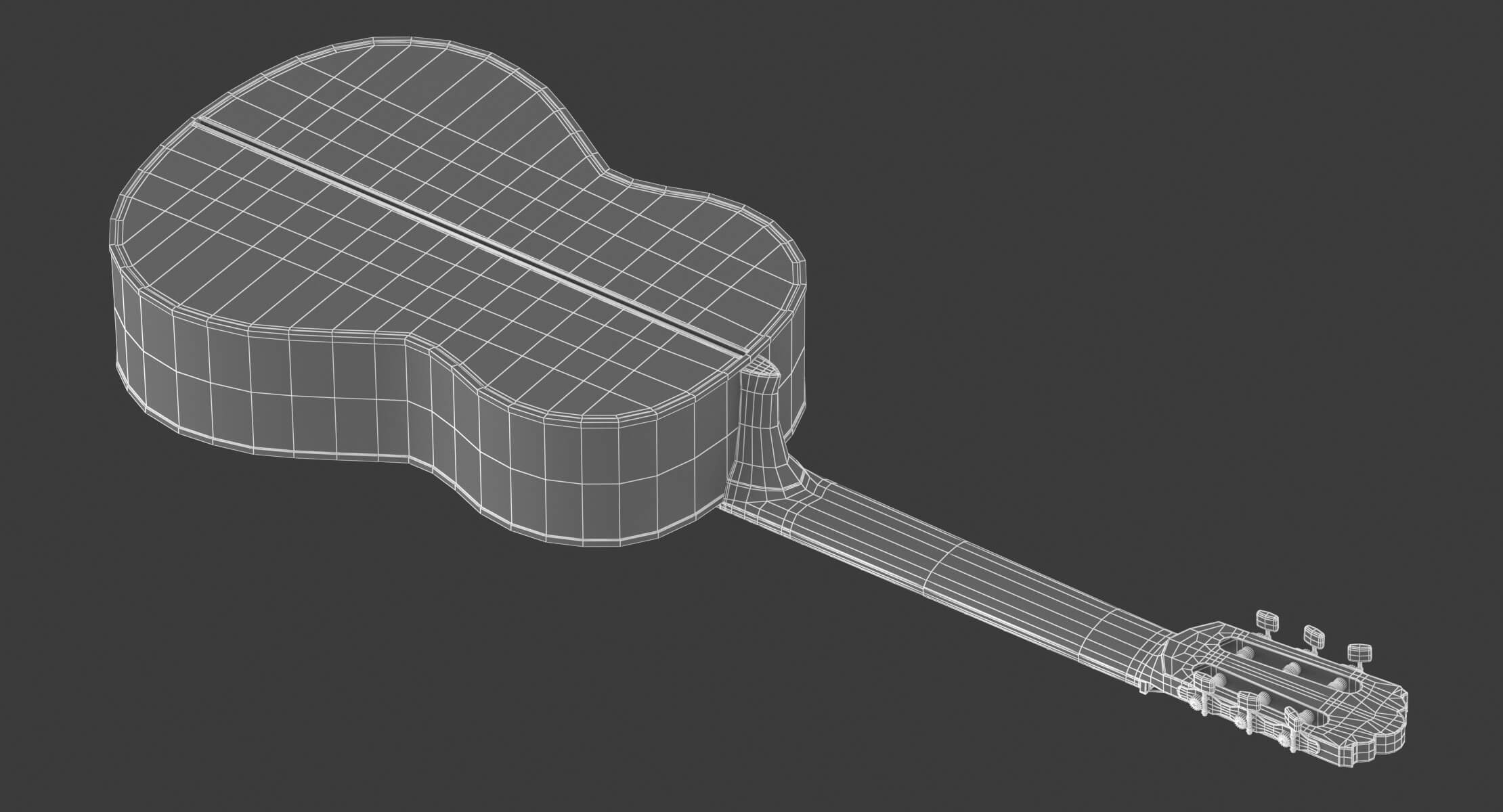 Yamaha Classical Guitar GC12S - 3D Model by frezzy