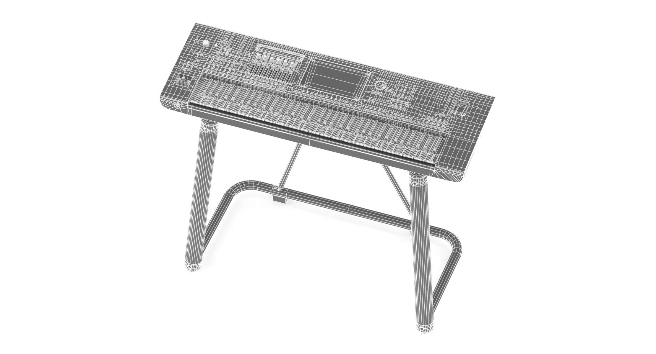 Yamaha Digital and Arranger Workstations Genos - 3D Model by frezzy