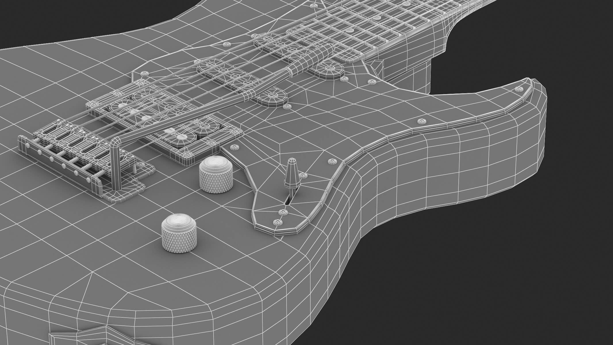 Yamaha Electric Guitar PAC112V - 3D Model by frezzy