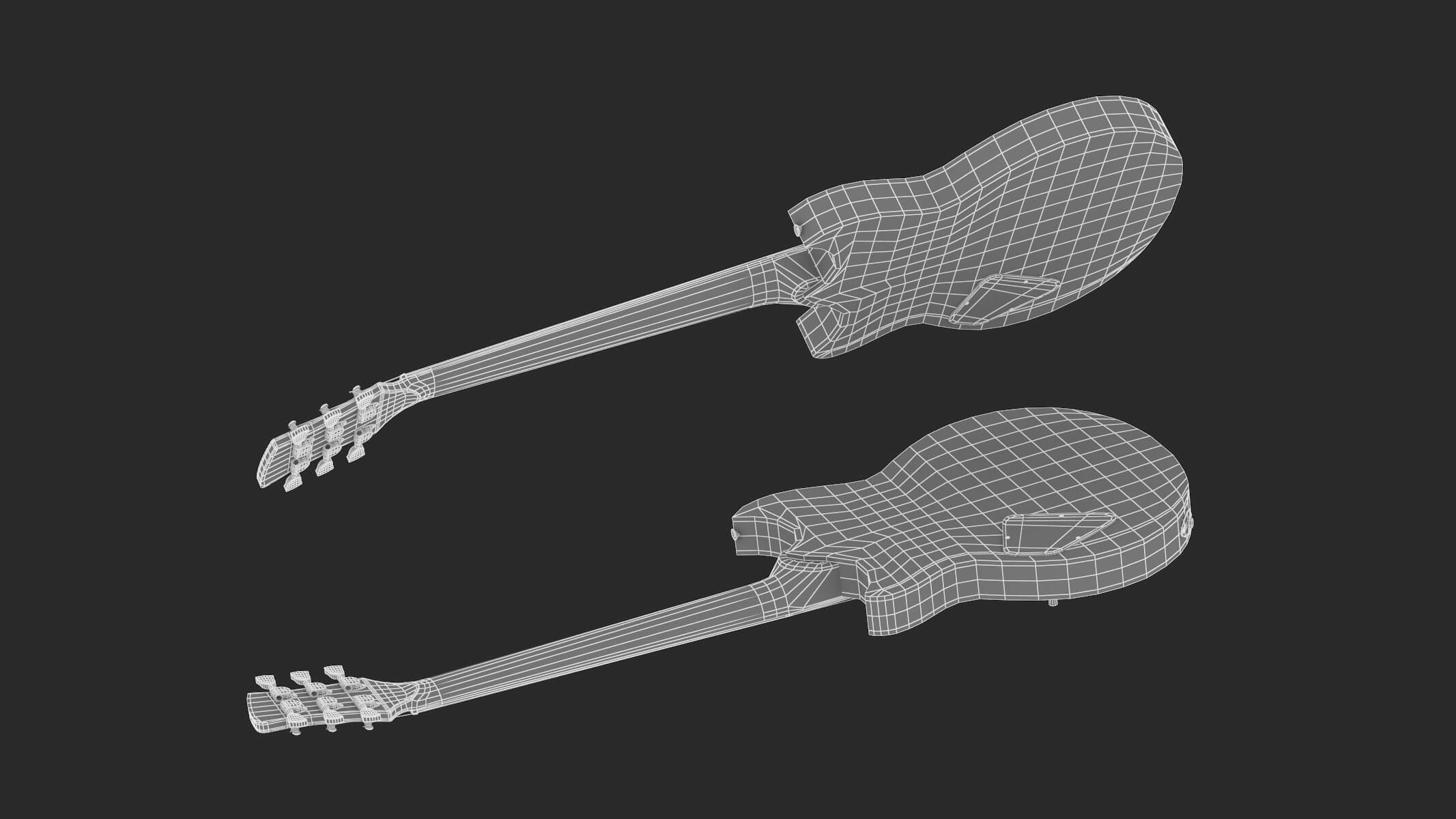 Yamaha Electric Guitar RS320 - 3D Model by frezzy