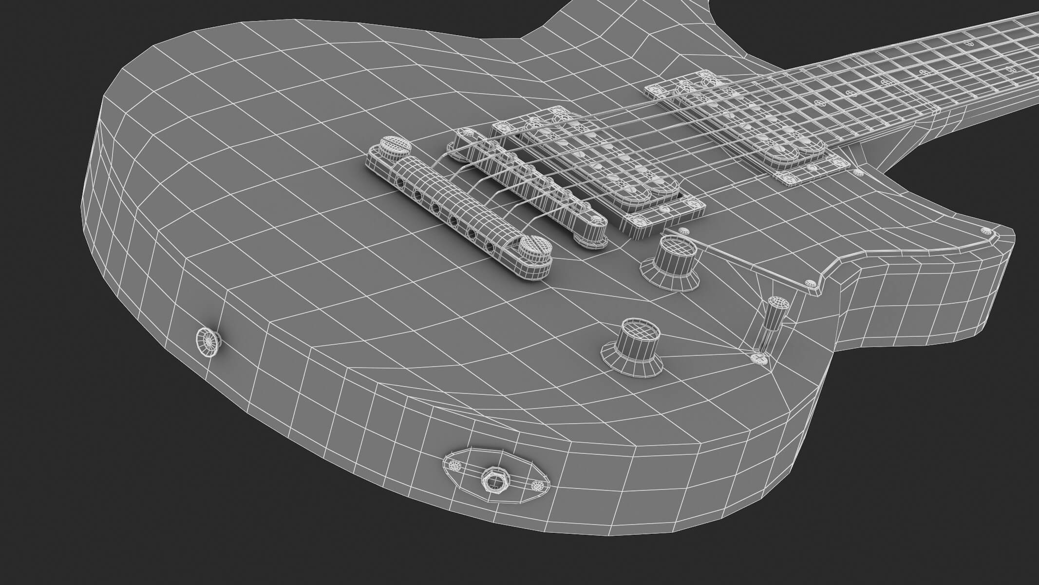 Yamaha Electric Guitar RS320 - 3D Model by frezzy