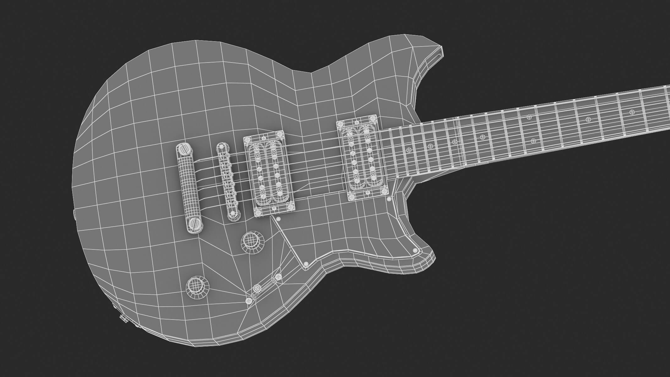 Yamaha Electric Guitar RS320 - 3D Model by frezzy