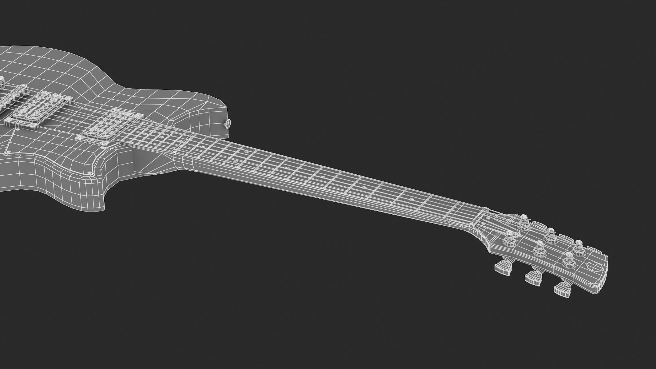 Yamaha Electric Guitar RS320 - 3D Model by frezzy