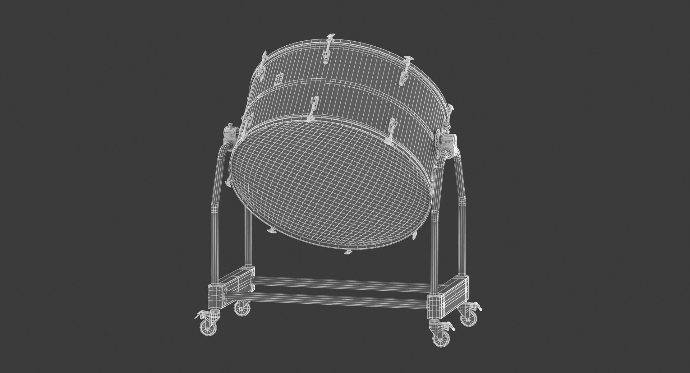 Yamaha Percussion Bass Drum CB-9000 Series 3D Model by frezzy