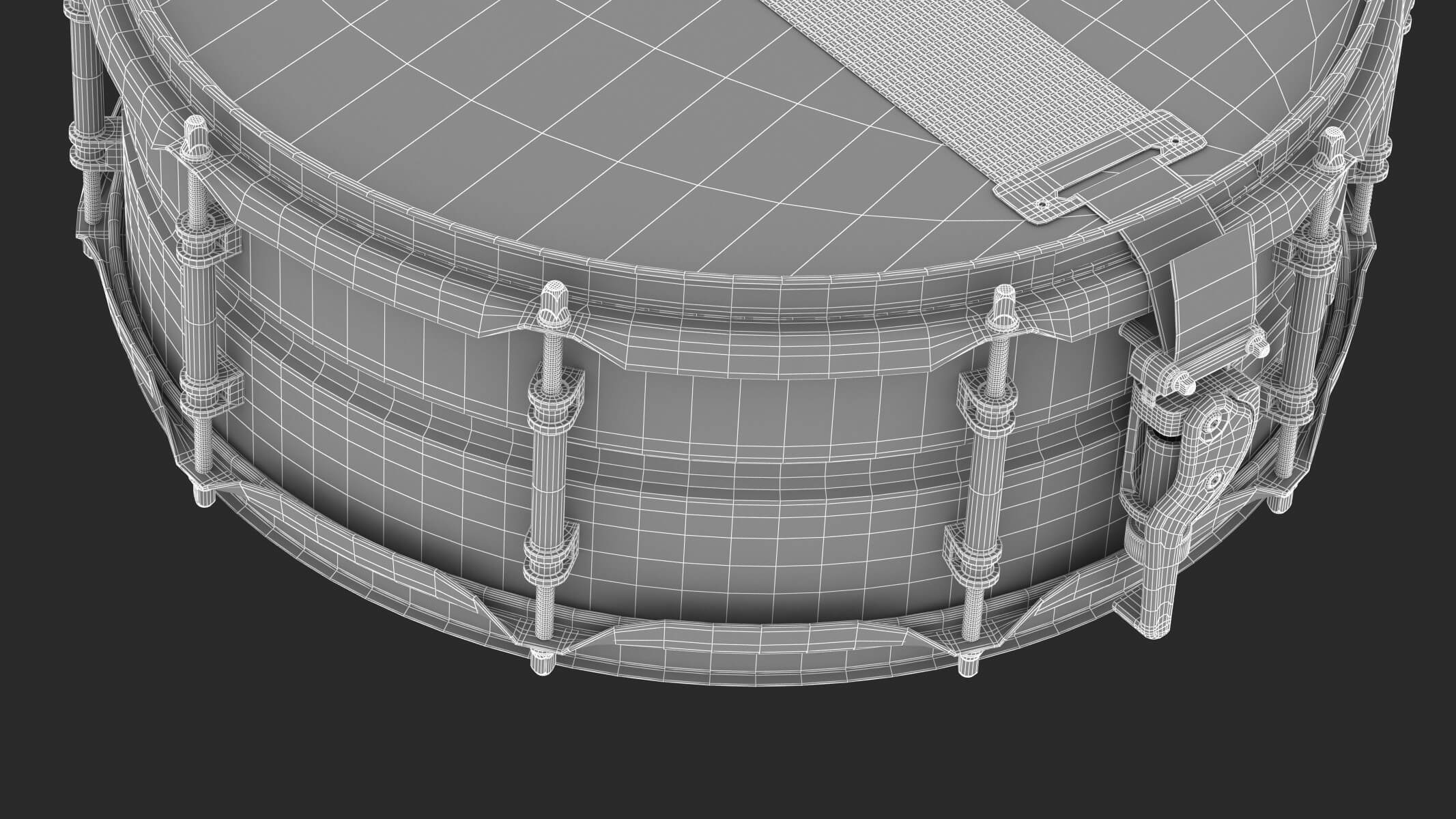 Yamaha Percussion Snare Drum CSS-A Series 3D Model by frezzy
