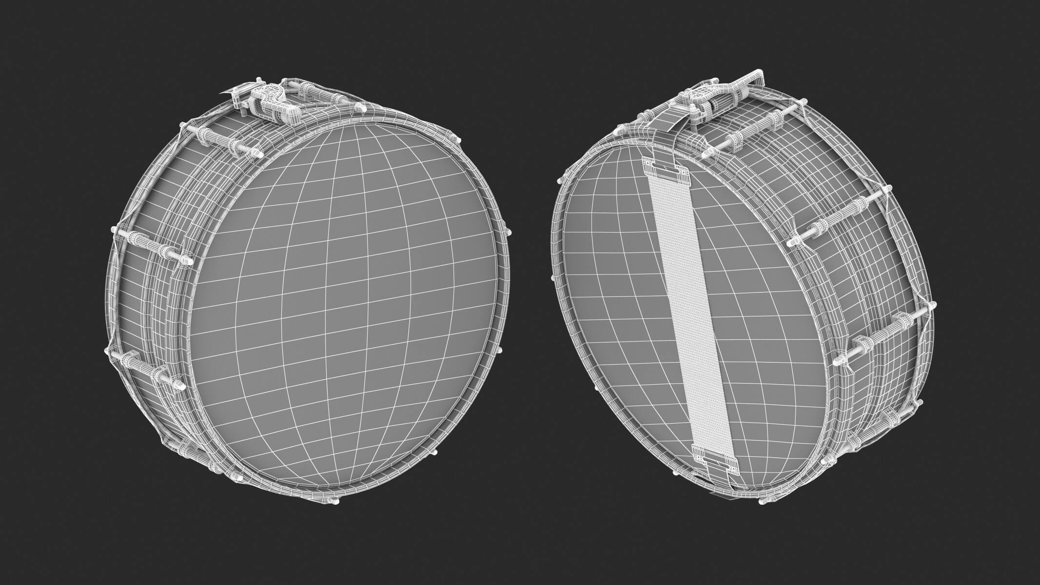 Yamaha Percussion Snare Drum CSS-A Series 3D Model by frezzy
