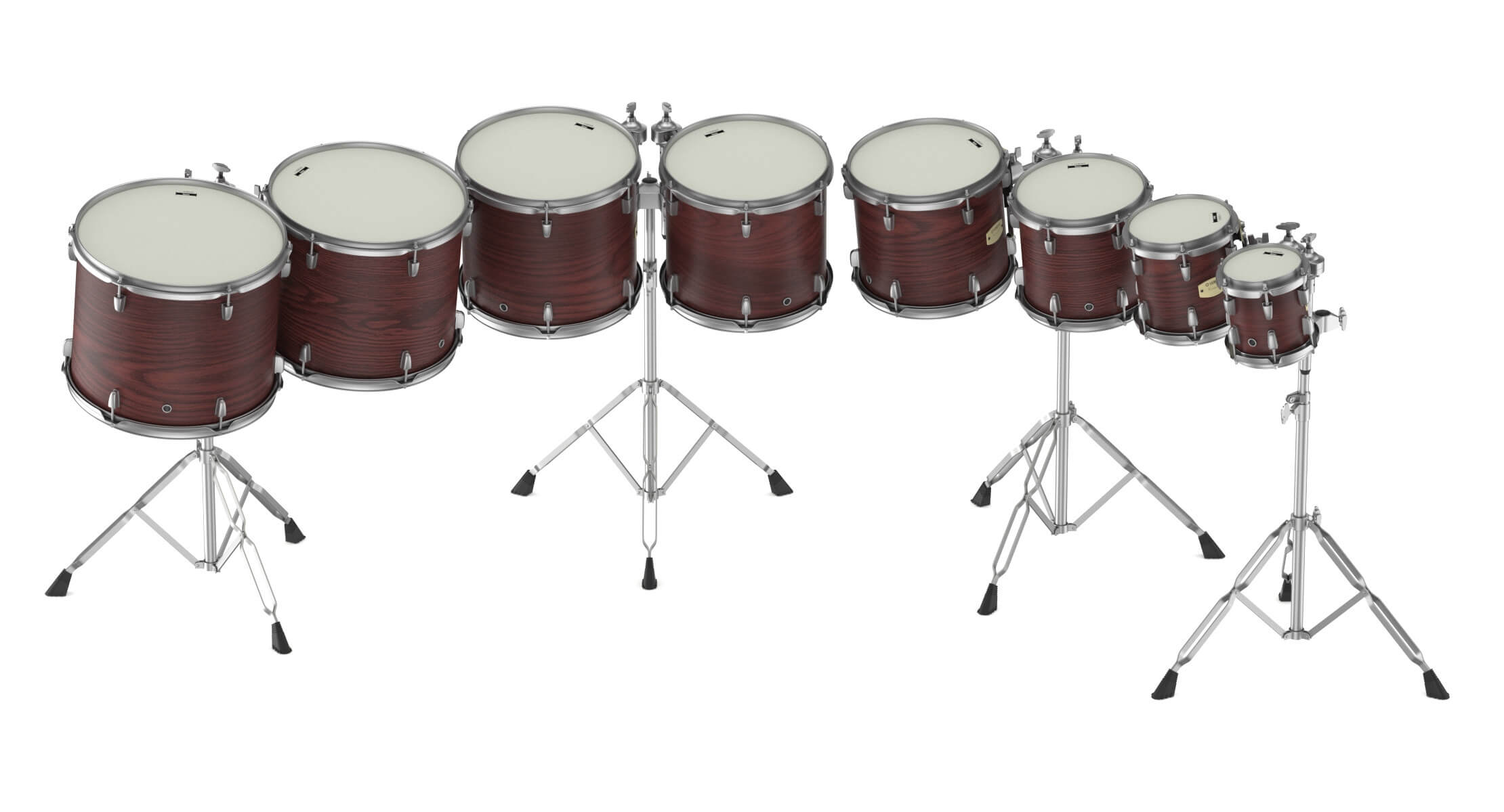 Yamaha Percussion Tom Toms CT-9000 Series Double Headed 3D Model by frezzy