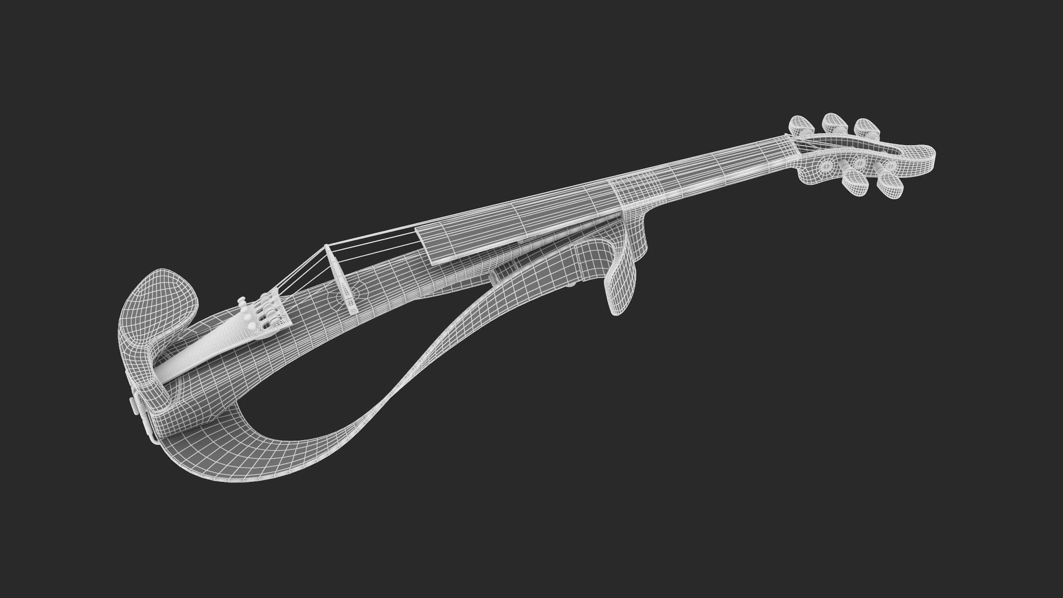 Yamaha String Electric YEV-105 3D Model by frezzy