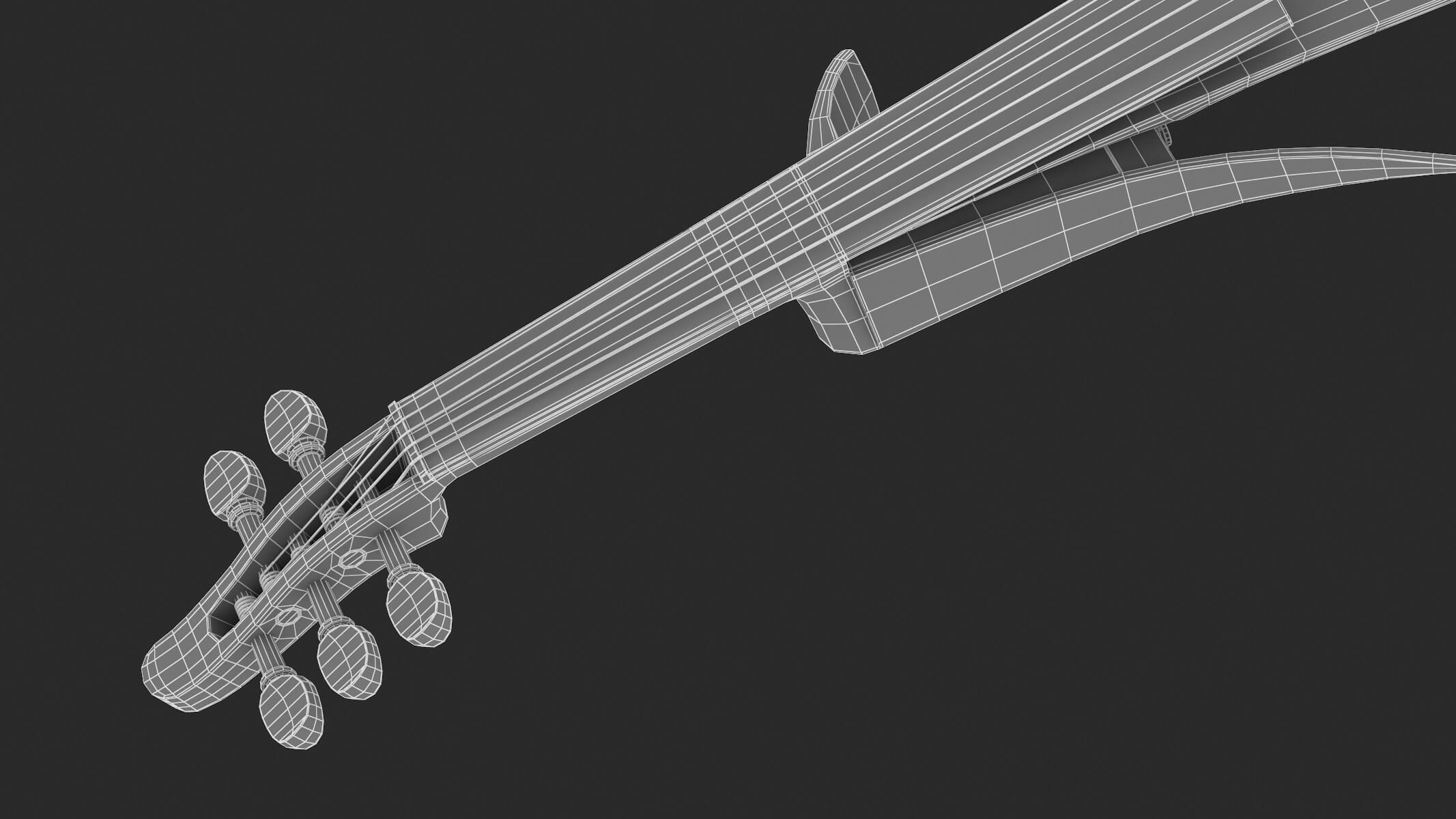 Yamaha String Electric YEV-105 3D Model by frezzy