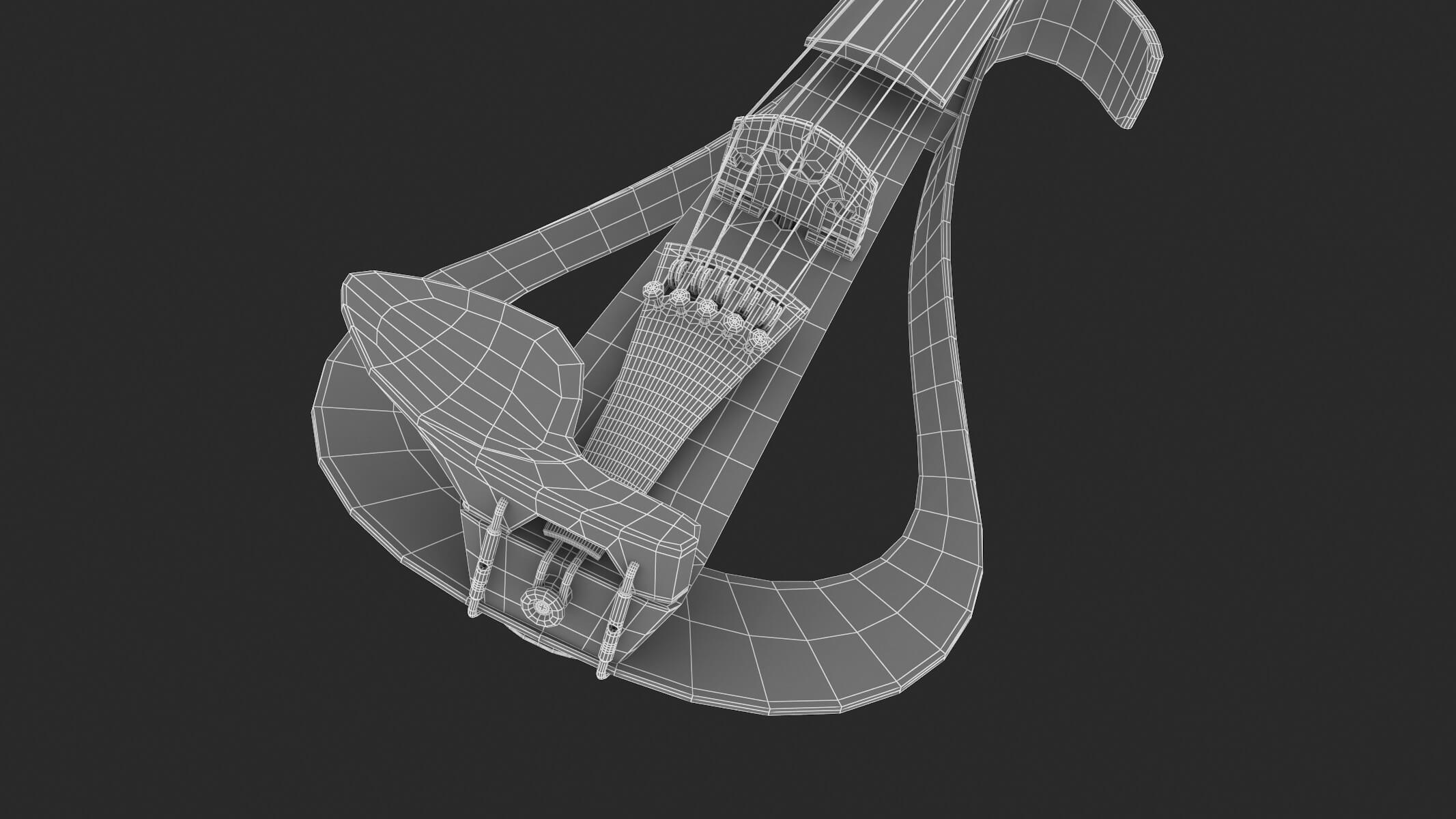 Yamaha String Electric YEV-105 3D Model by frezzy