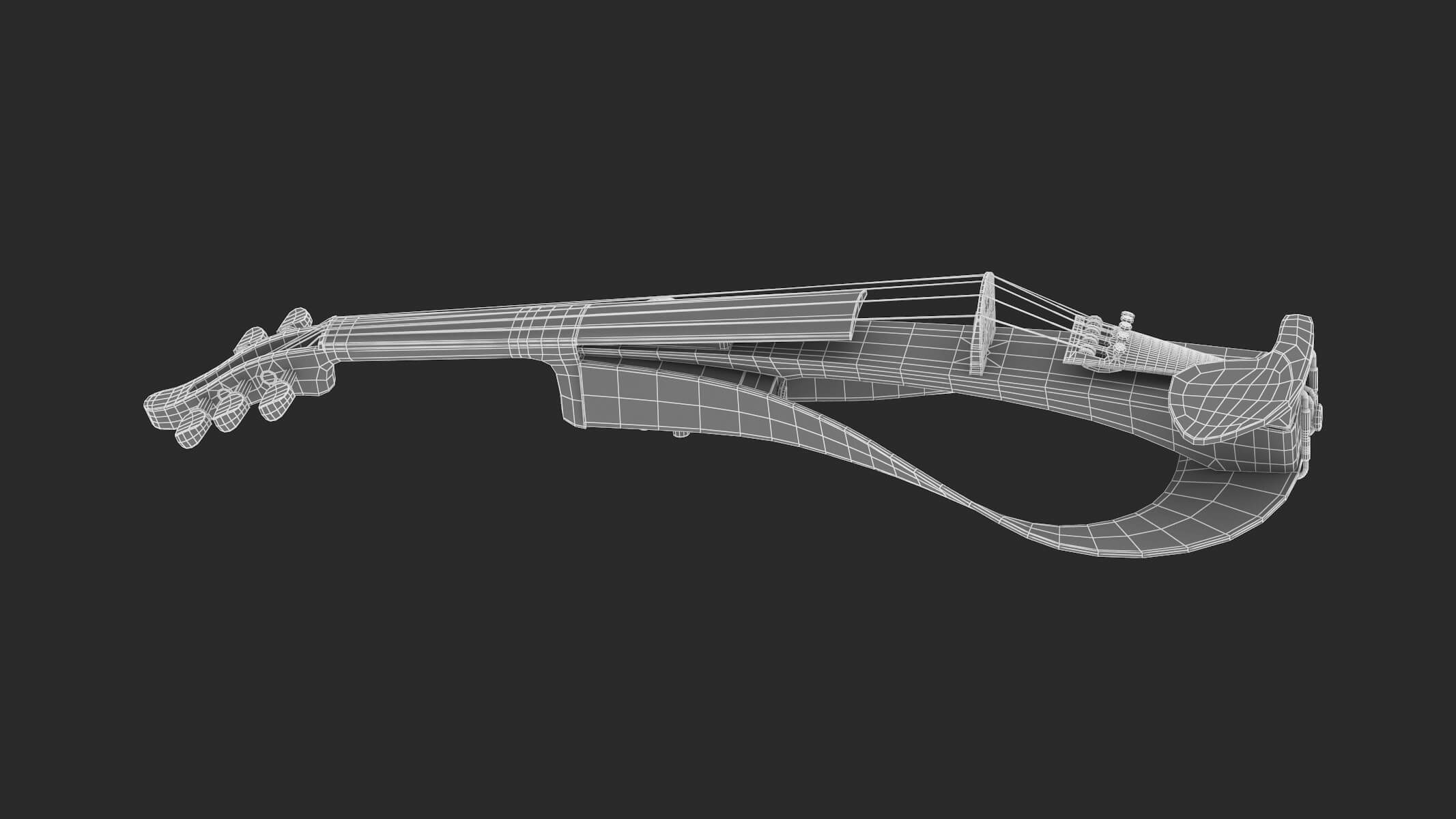 Yamaha String Electric YEV-105 3D Model by frezzy