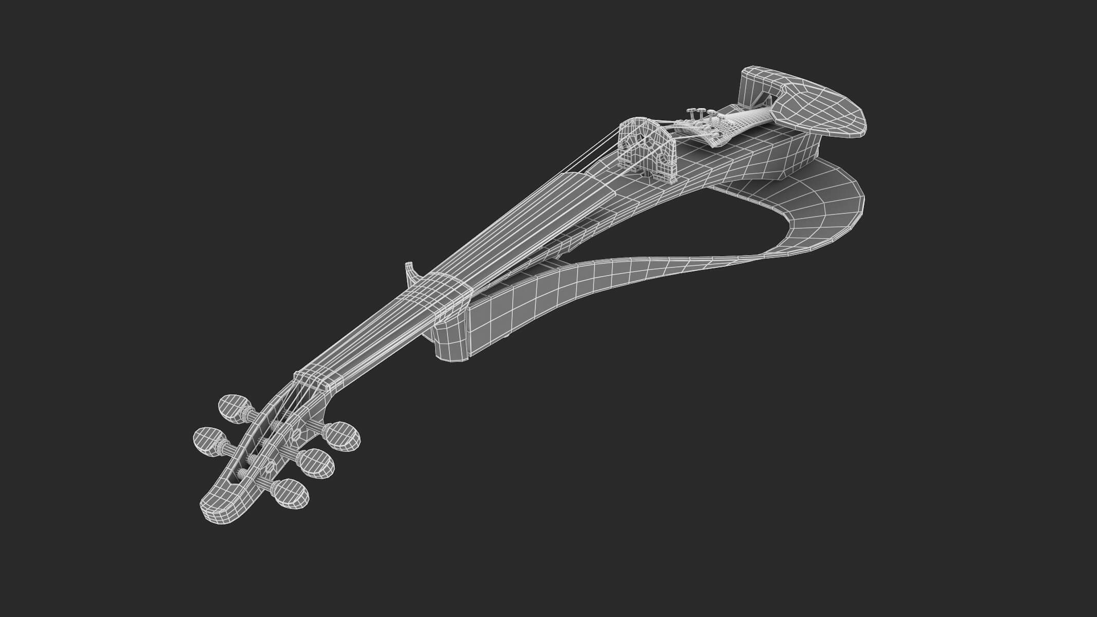 Yamaha String Electric YEV-105 3D Model by frezzy