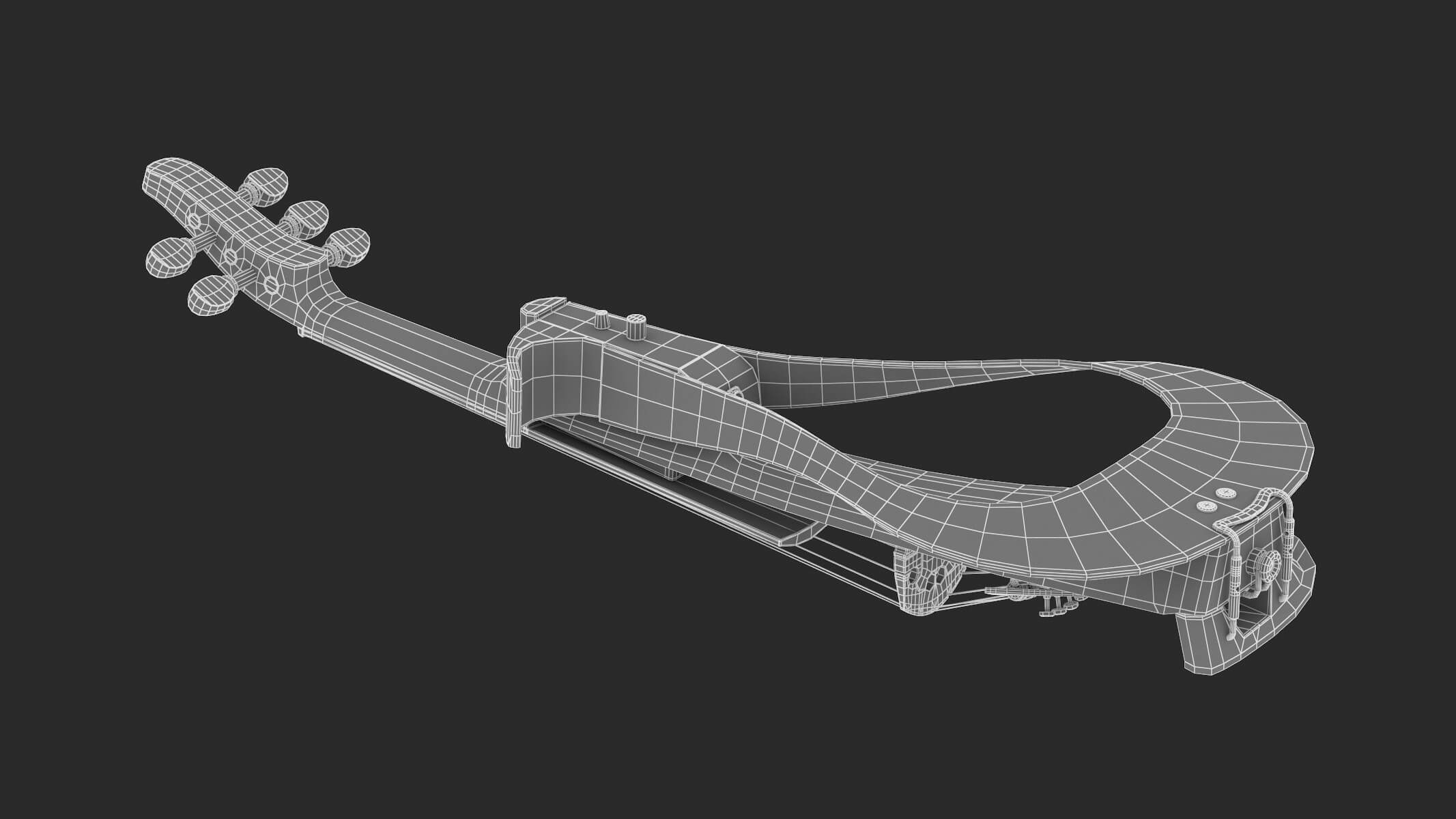 Yamaha String Electric YEV-105 3D Model by frezzy