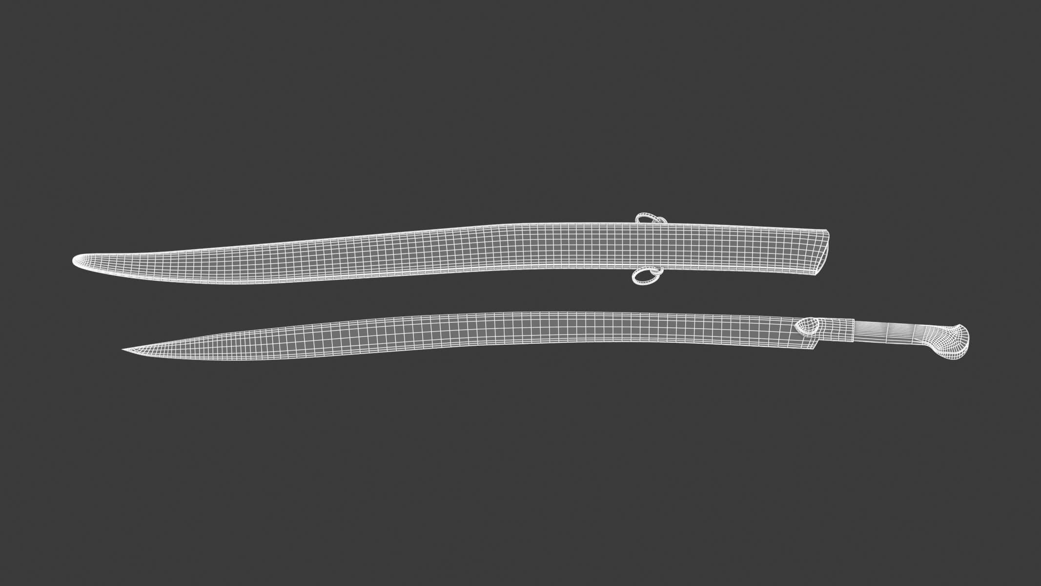 Yatagan - 3D Model by frezzy