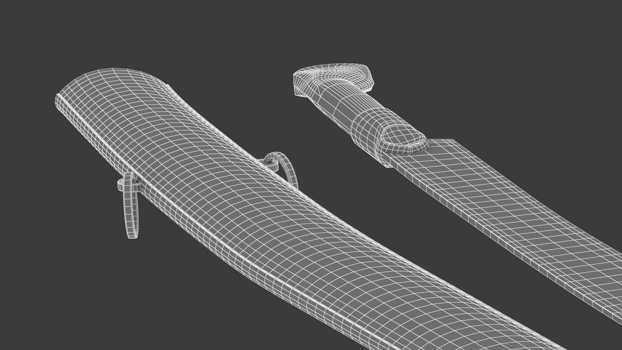 Yatagan - 3D Model by frezzy