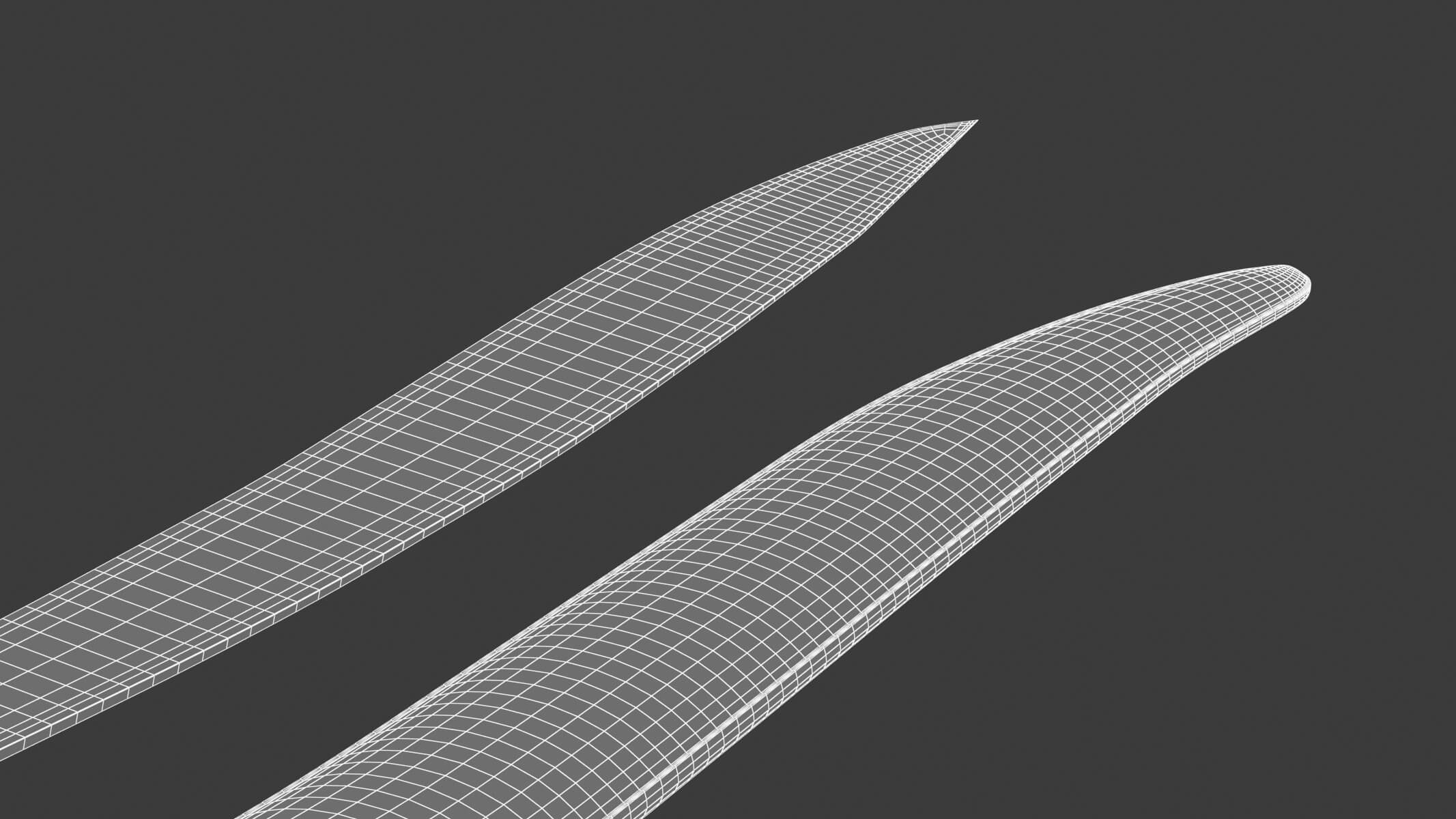 Yatagan - 3D Model by frezzy