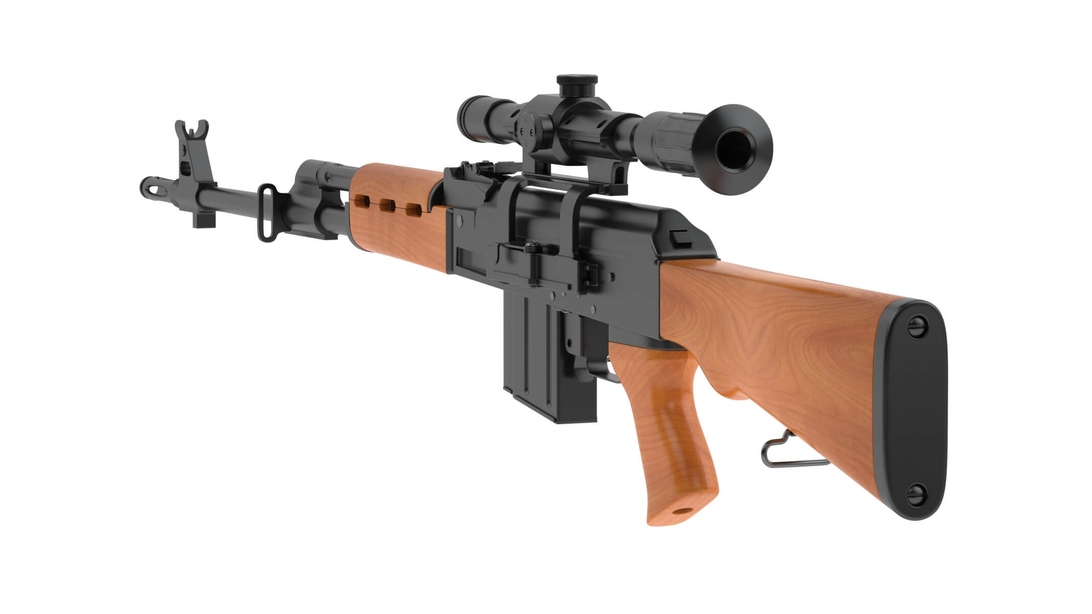 Zastava M76 - 3D Model by frezzy