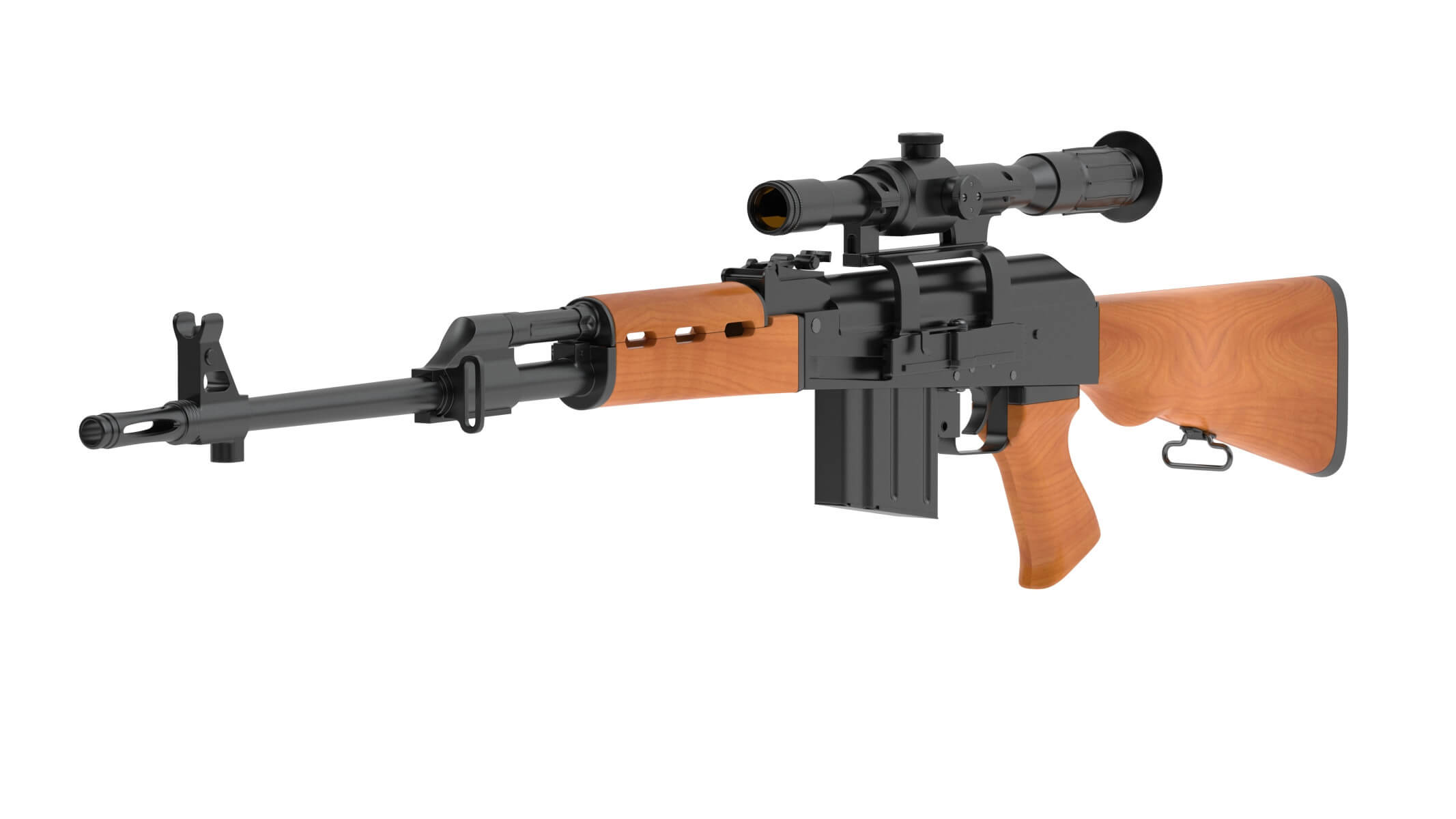 Zastava M76 - 3D Model by frezzy