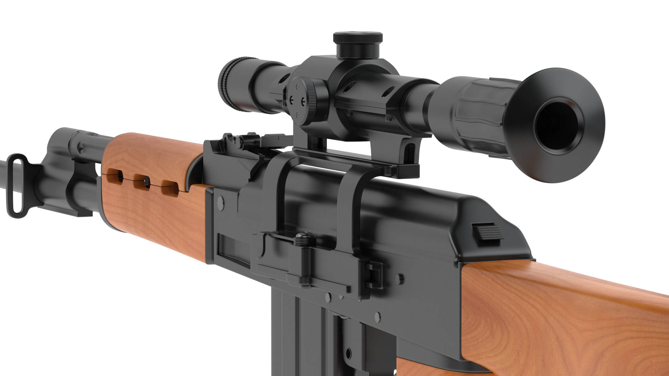 Zastava M76 - 3D Model by frezzy