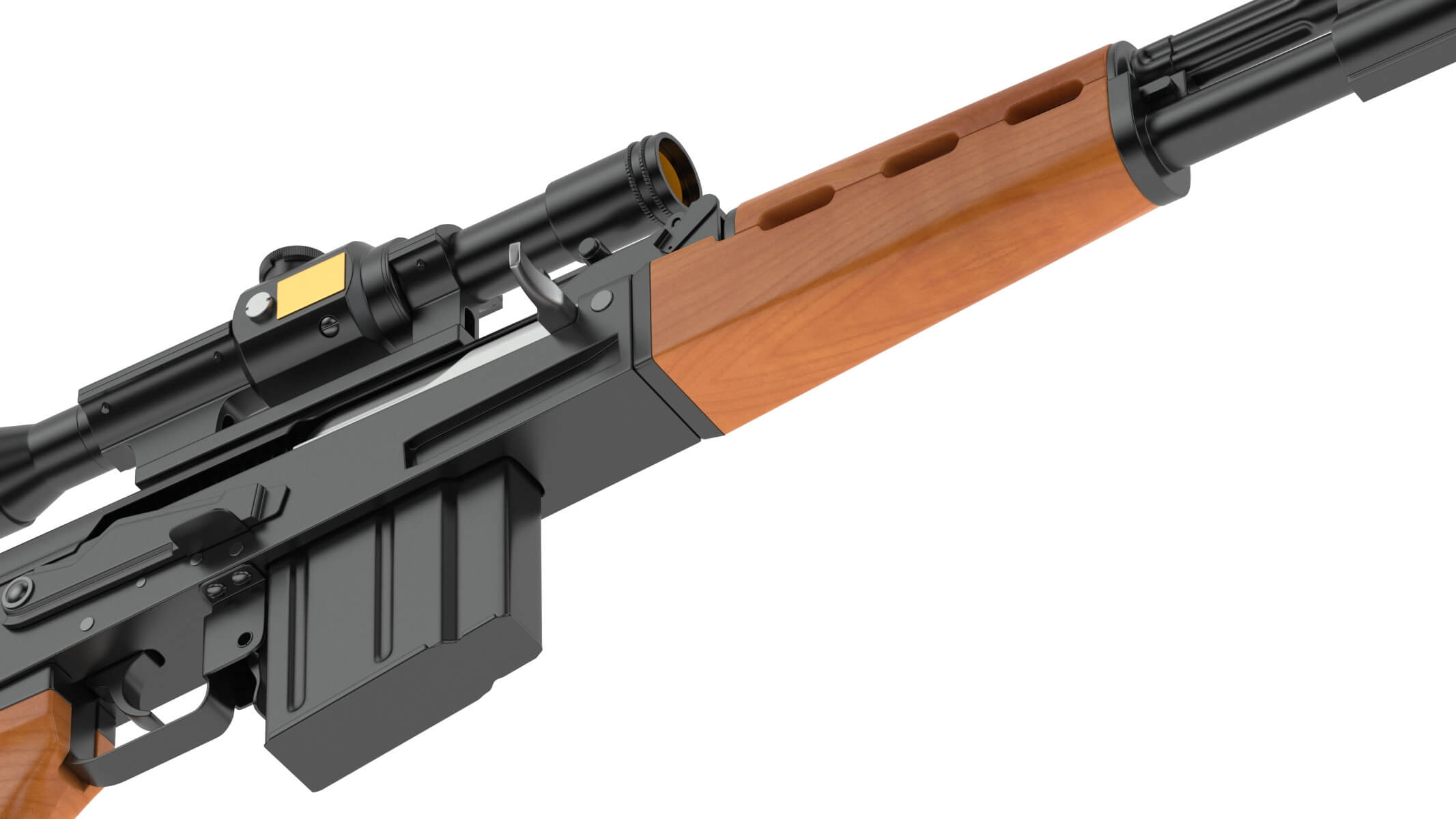 Zastava M76 - 3D Model by frezzy