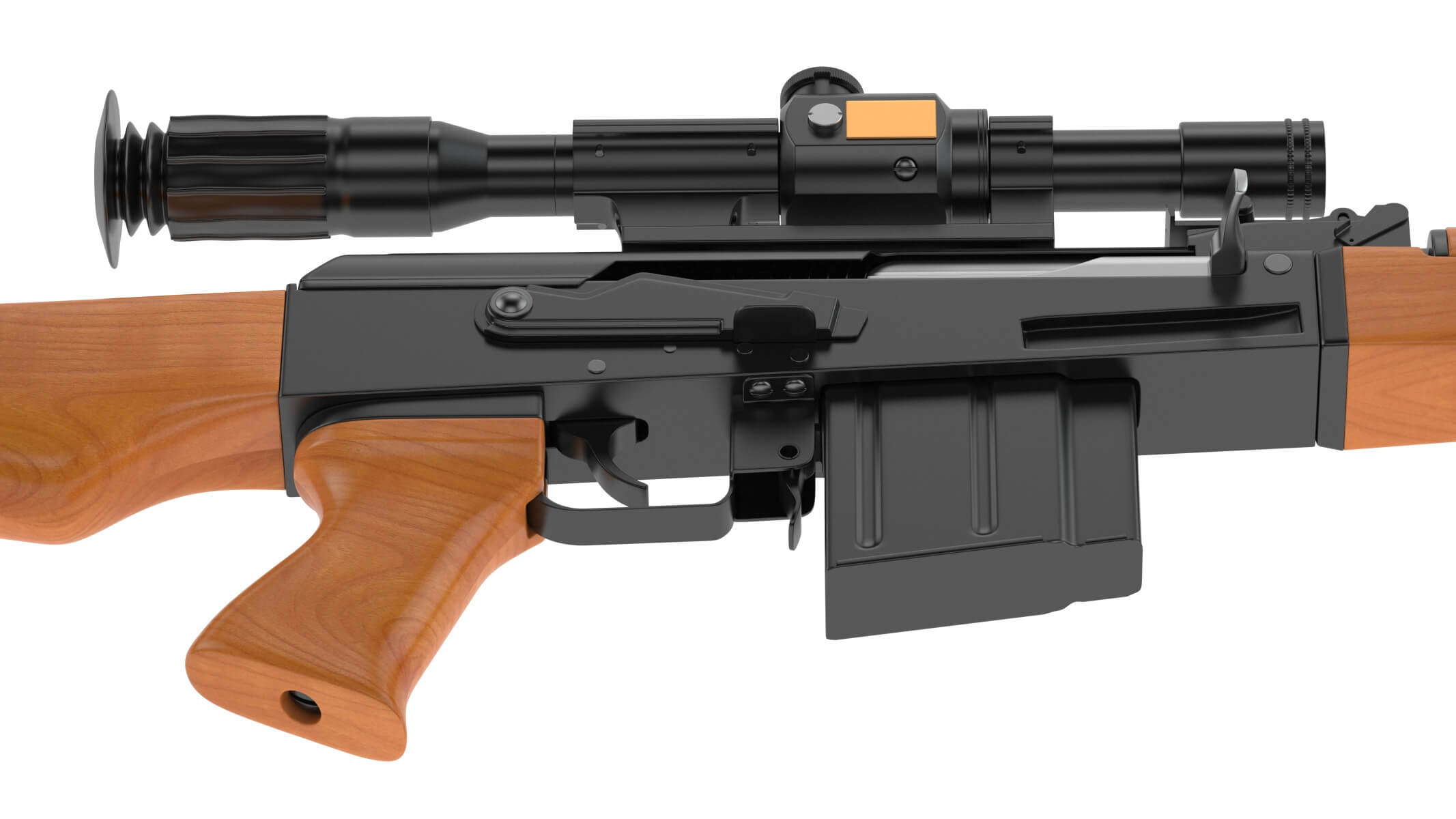 Zastava M76 - 3D Model by frezzy