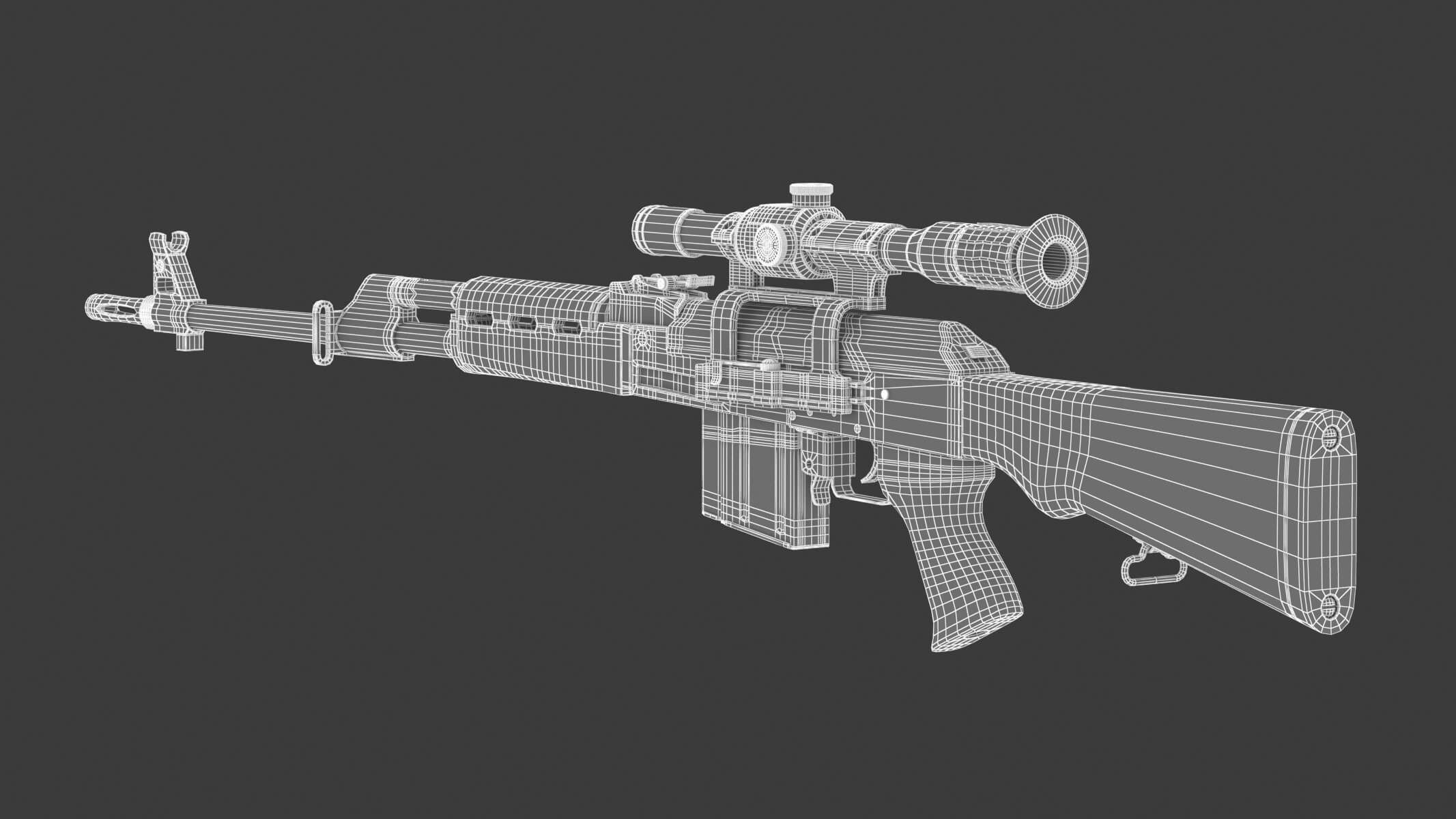 Zastava M76 - 3D Model by frezzy