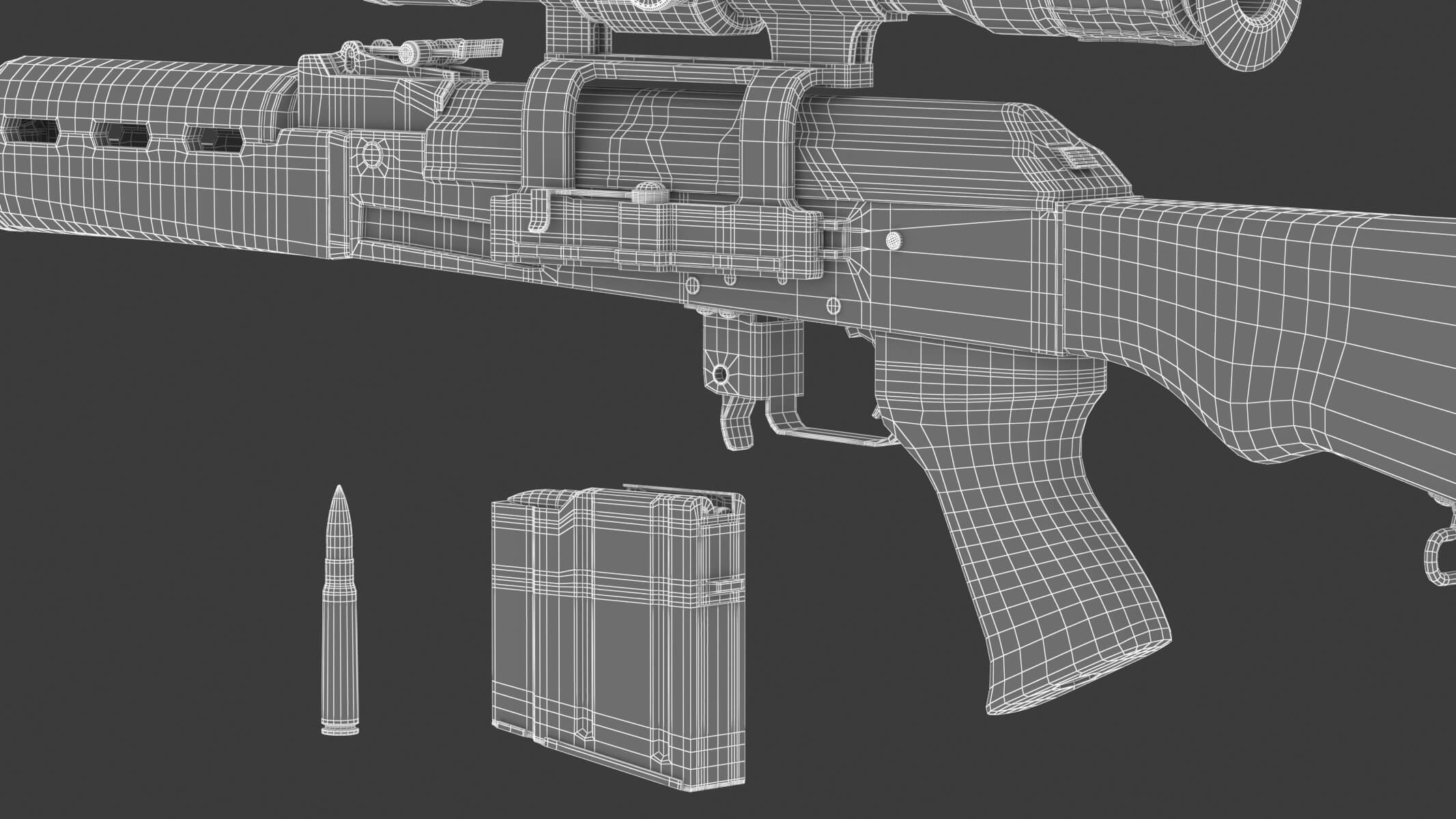 Zastava M76 - 3D Model by frezzy