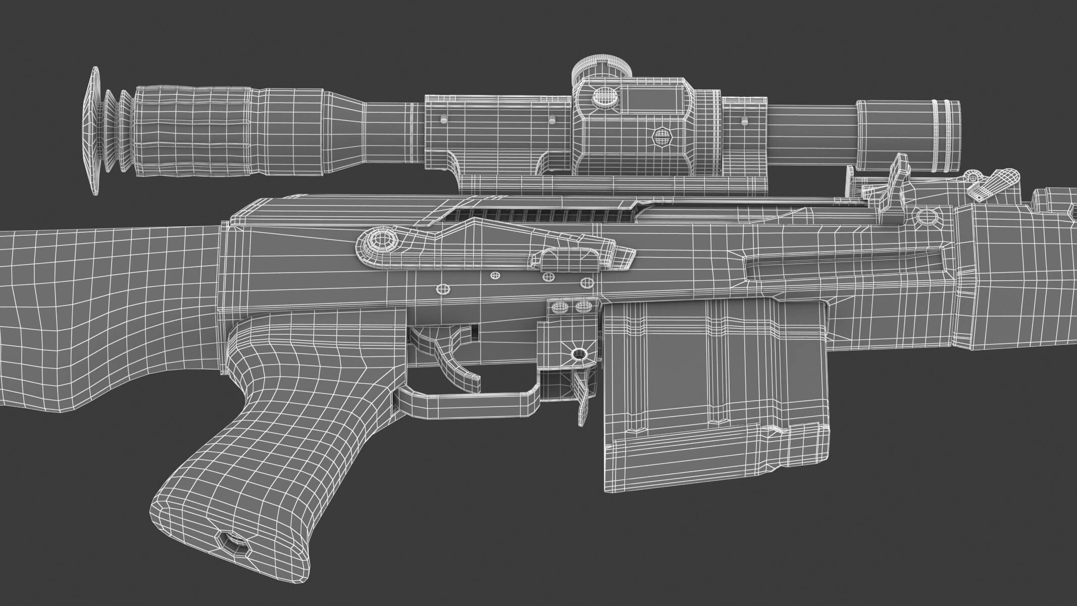 Zastava M76 - 3D Model by frezzy