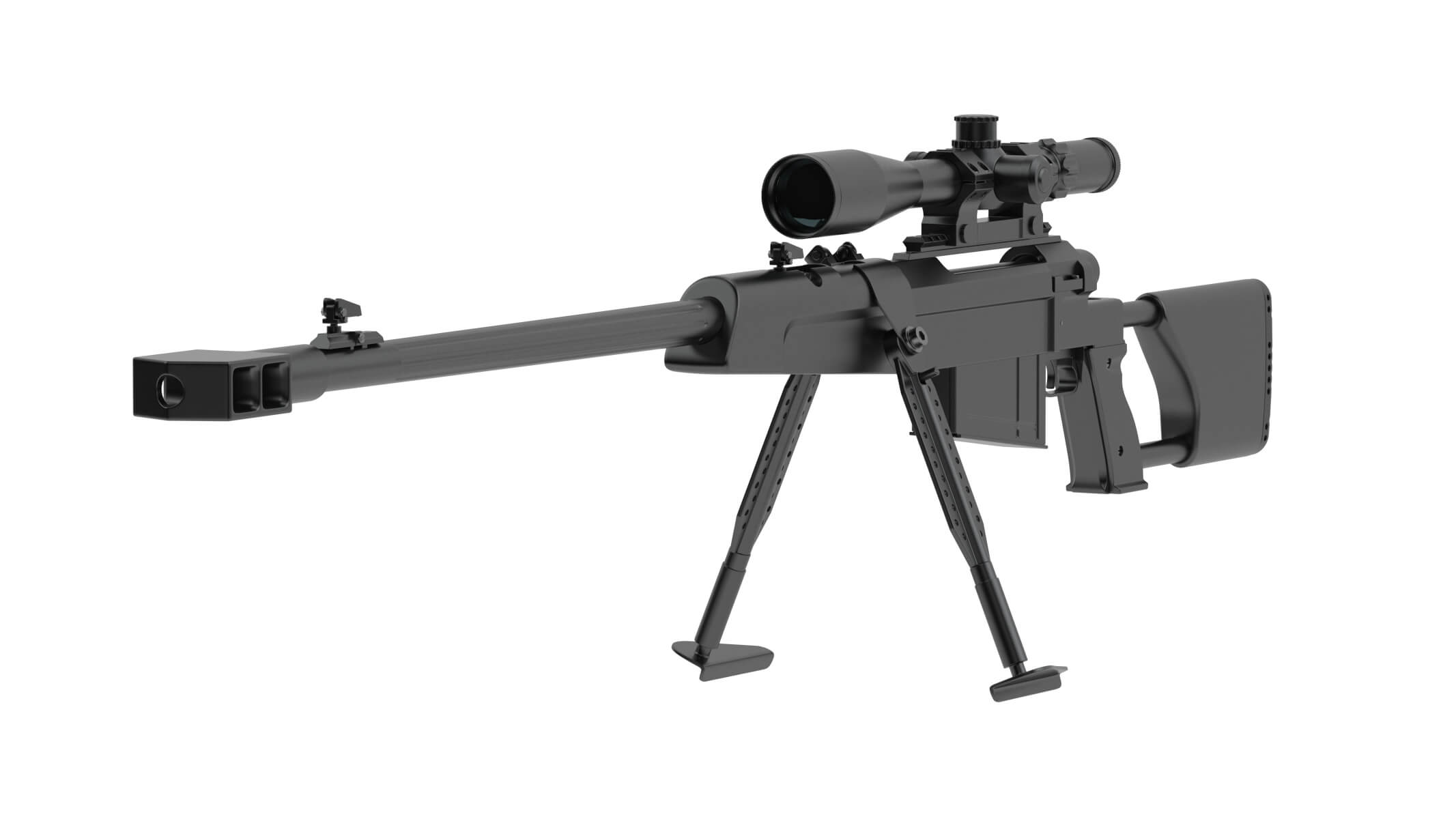 Zastava M93 Black Arrow Anti-Materiel Rifle 3D Model by frezzy