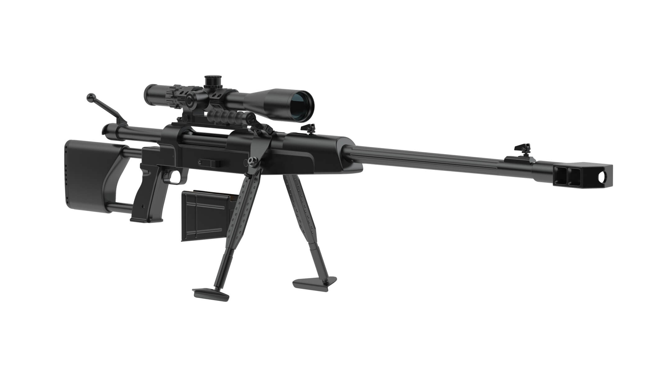 Zastava M93 Black Arrow Anti-Materiel Rifle 3D Model by frezzy