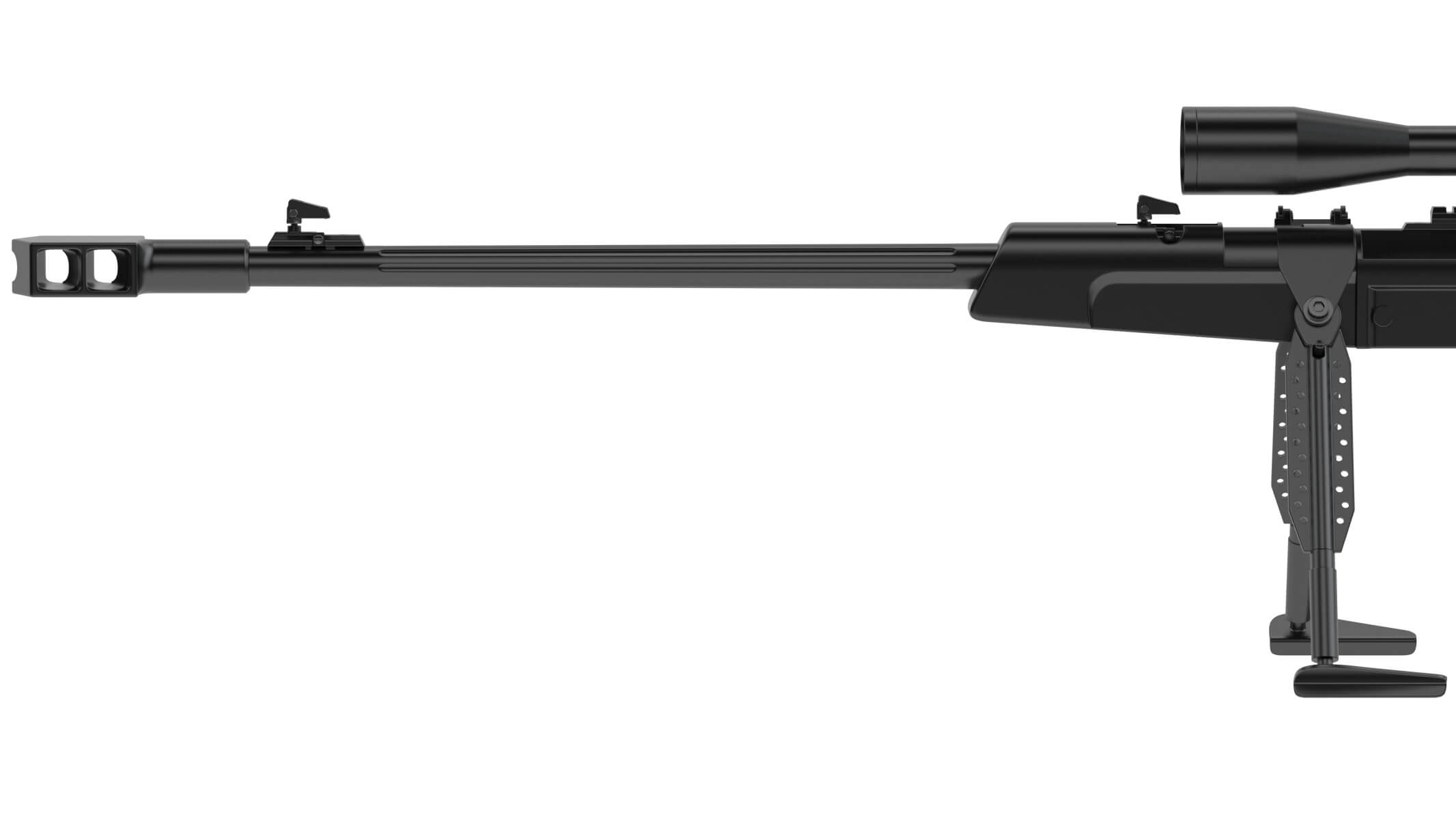 Zastava M93 Black Arrow Anti-Materiel Rifle 3D Model by frezzy