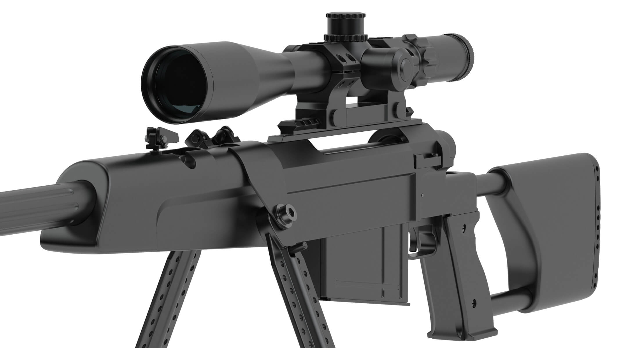 Zastava M93 Black Arrow Anti-Materiel Rifle 3D Model by frezzy