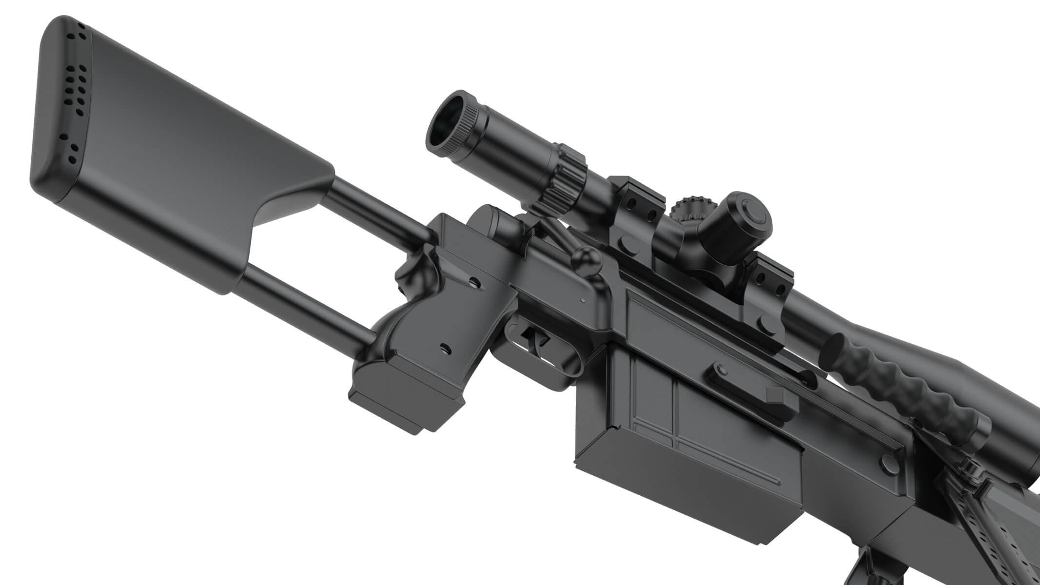 Zastava M93 Black Arrow Anti-Materiel Rifle 3D Model by frezzy