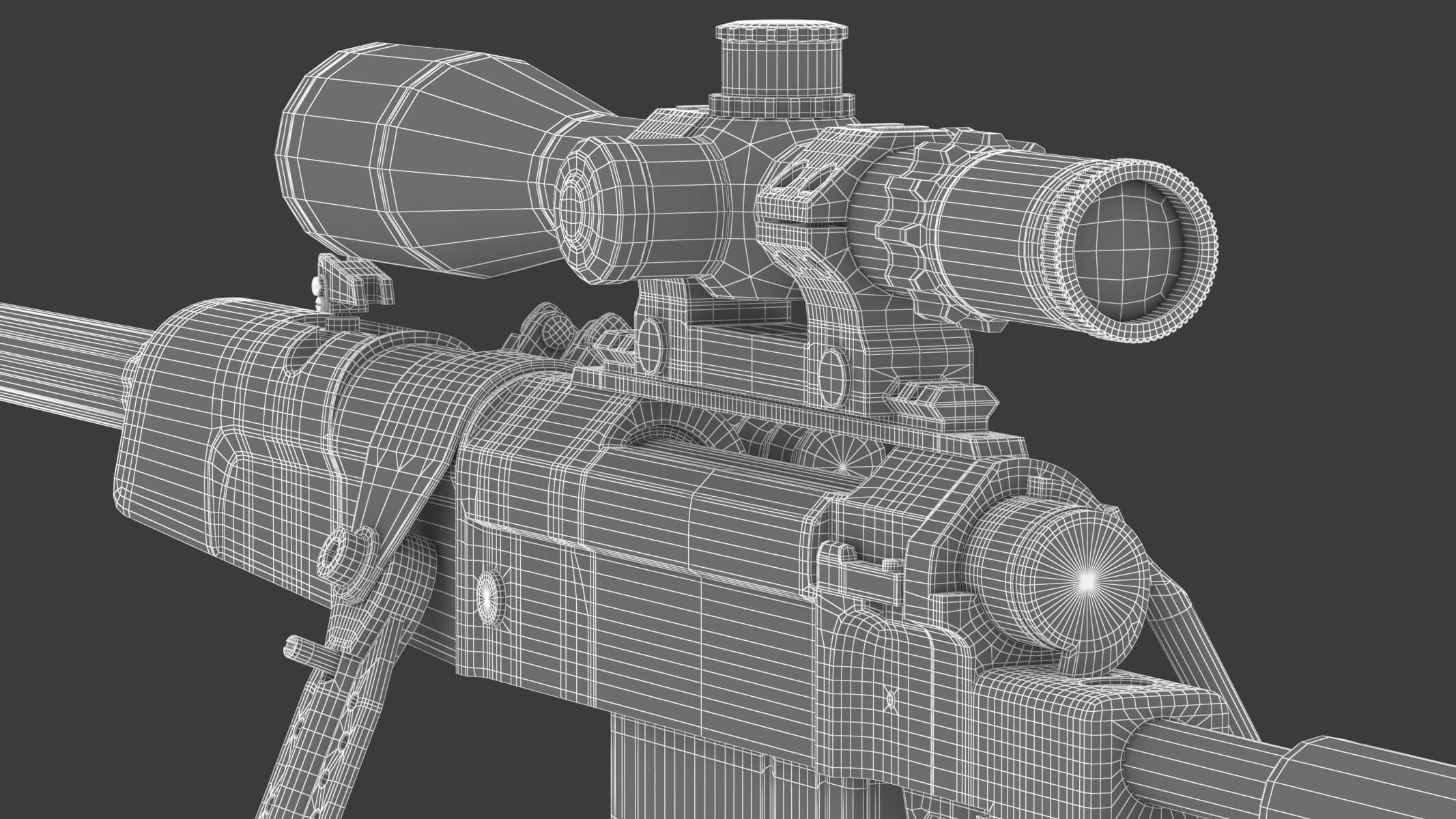 Zastava M93 Black Arrow Anti-Materiel Rifle 3D Model by frezzy