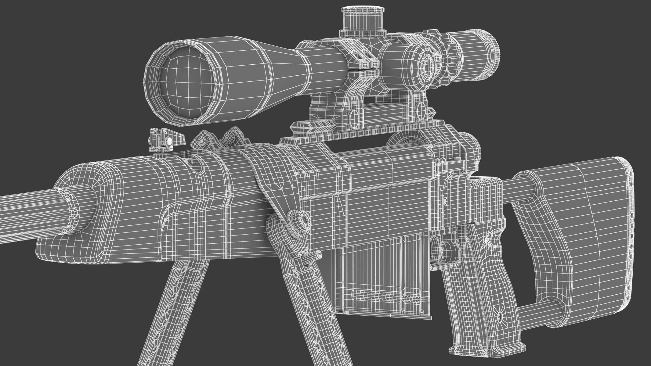 Zastava M93 Black Arrow Anti-Materiel Rifle 3D Model by frezzy