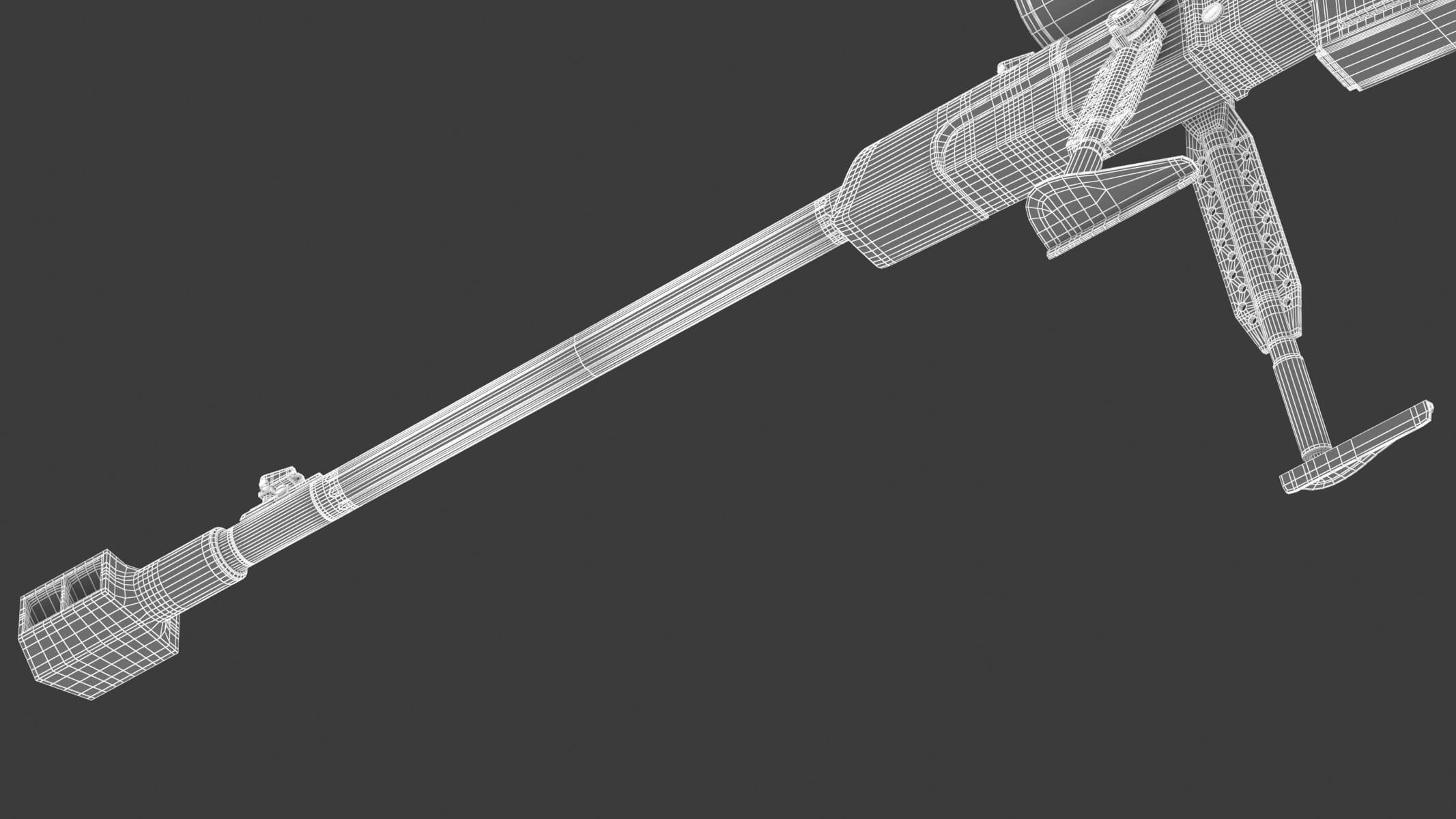 Zastava M93 Black Arrow Anti-Materiel Rifle 3D Model by frezzy