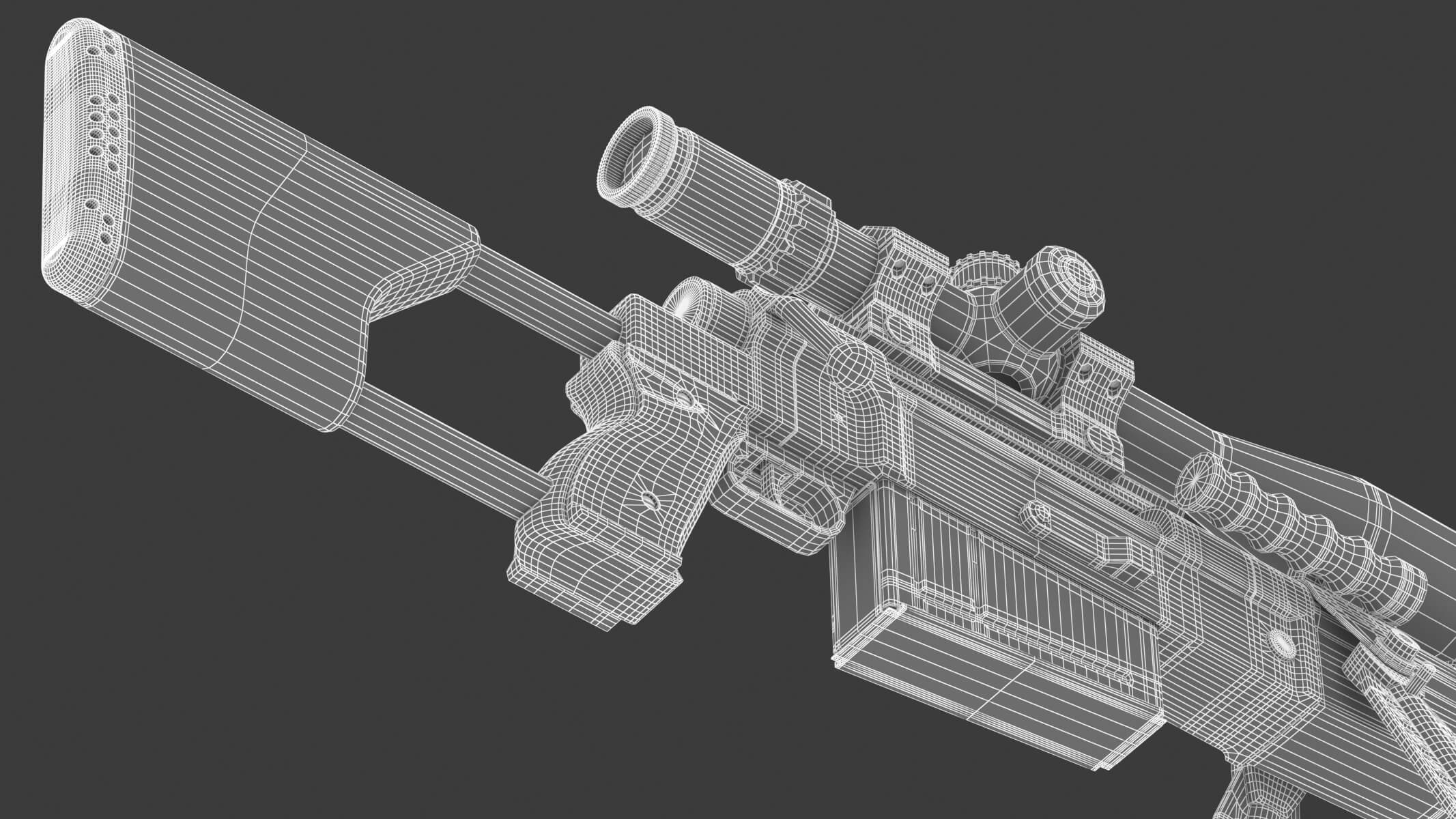 Zastava M93 Black Arrow Anti-Materiel Rifle 3D Model by frezzy