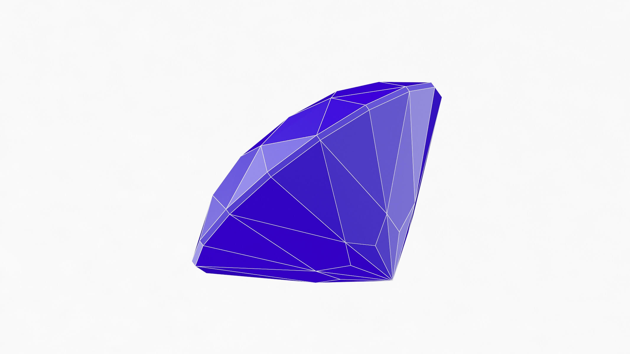 Zircon Gemstone - 3D Model by frezzy