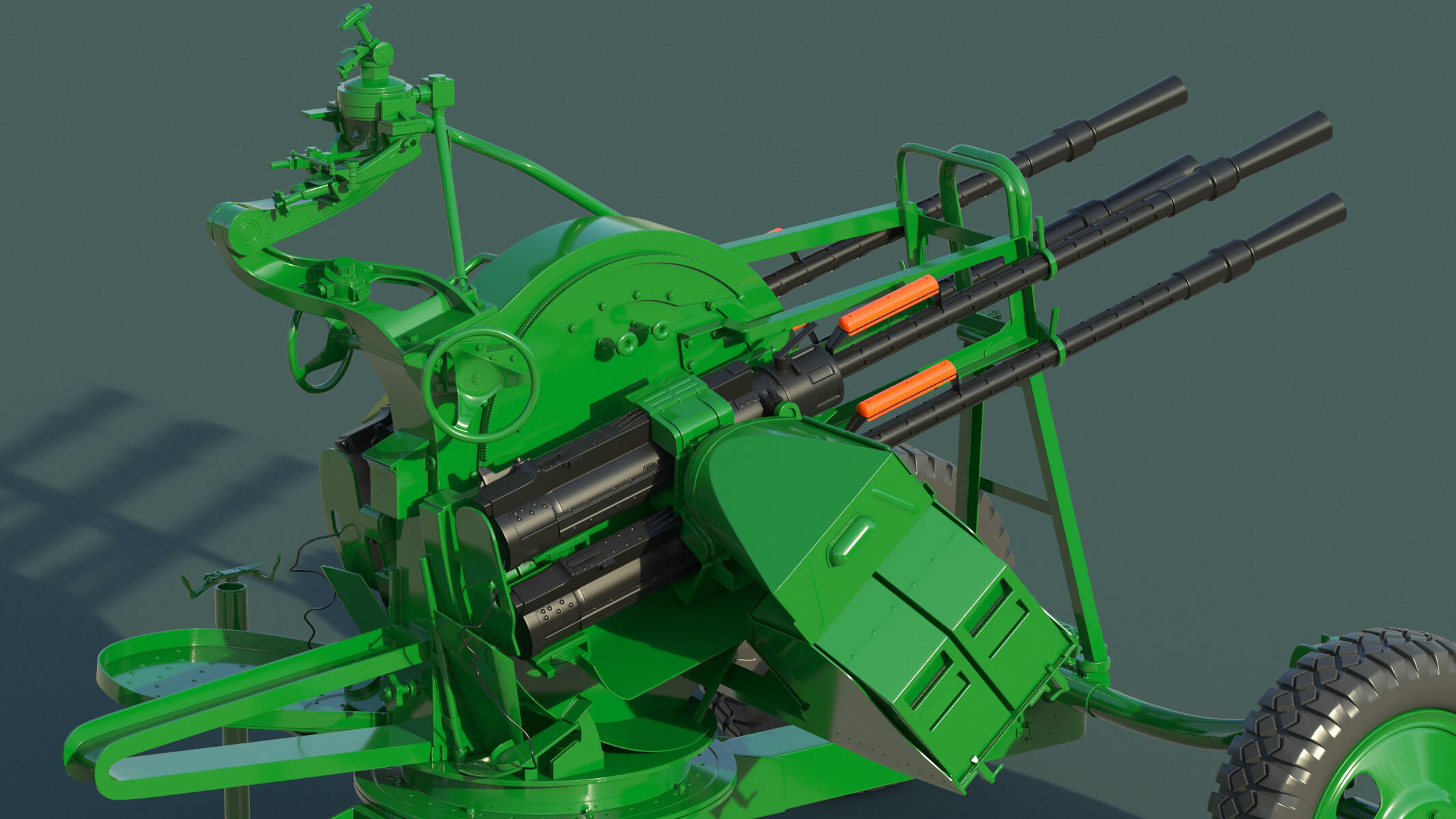 ZPU-4 3D Model by frezzy