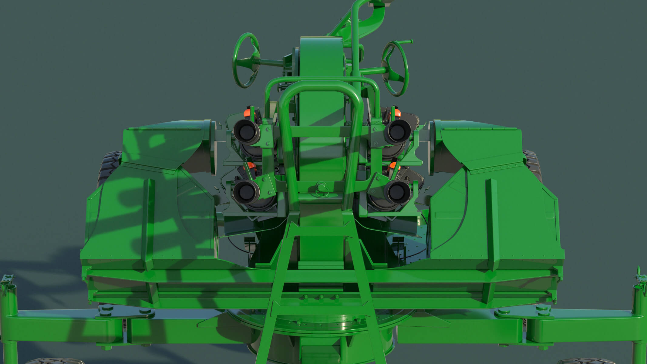 ZPU-4 3D Model by frezzy