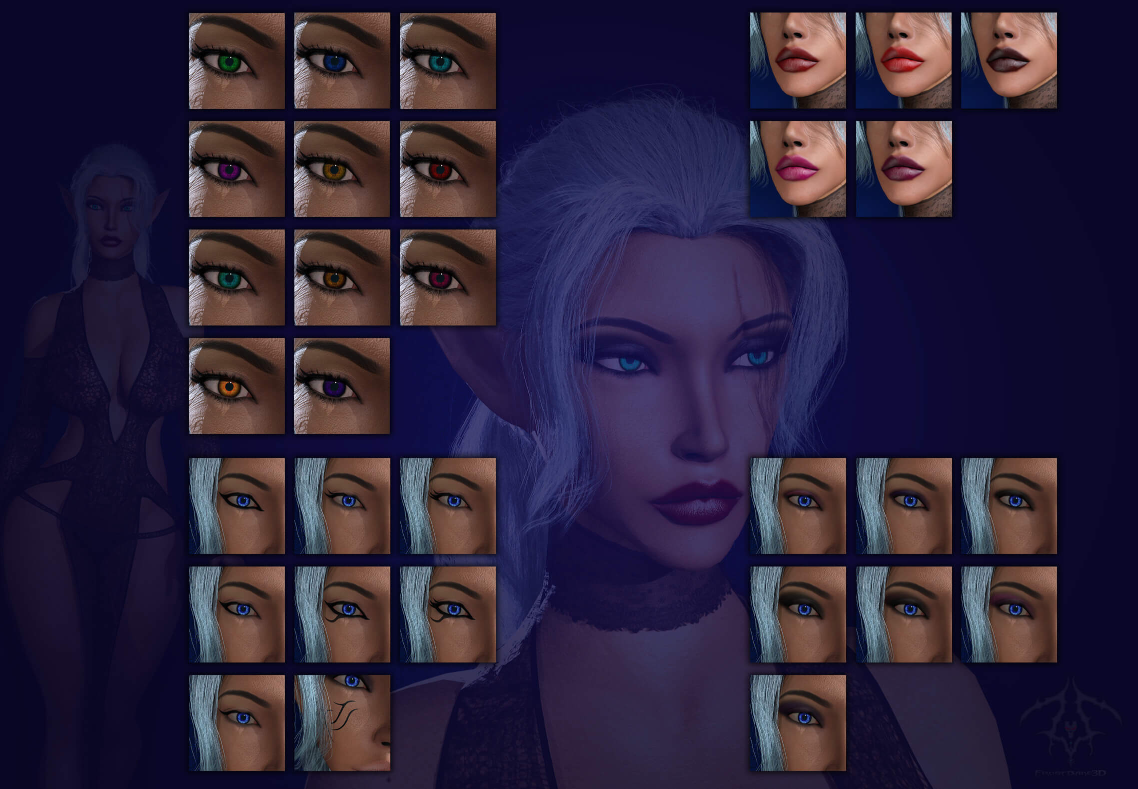 FB3D Zoe for G8F - Daz Content by Frostbane3D