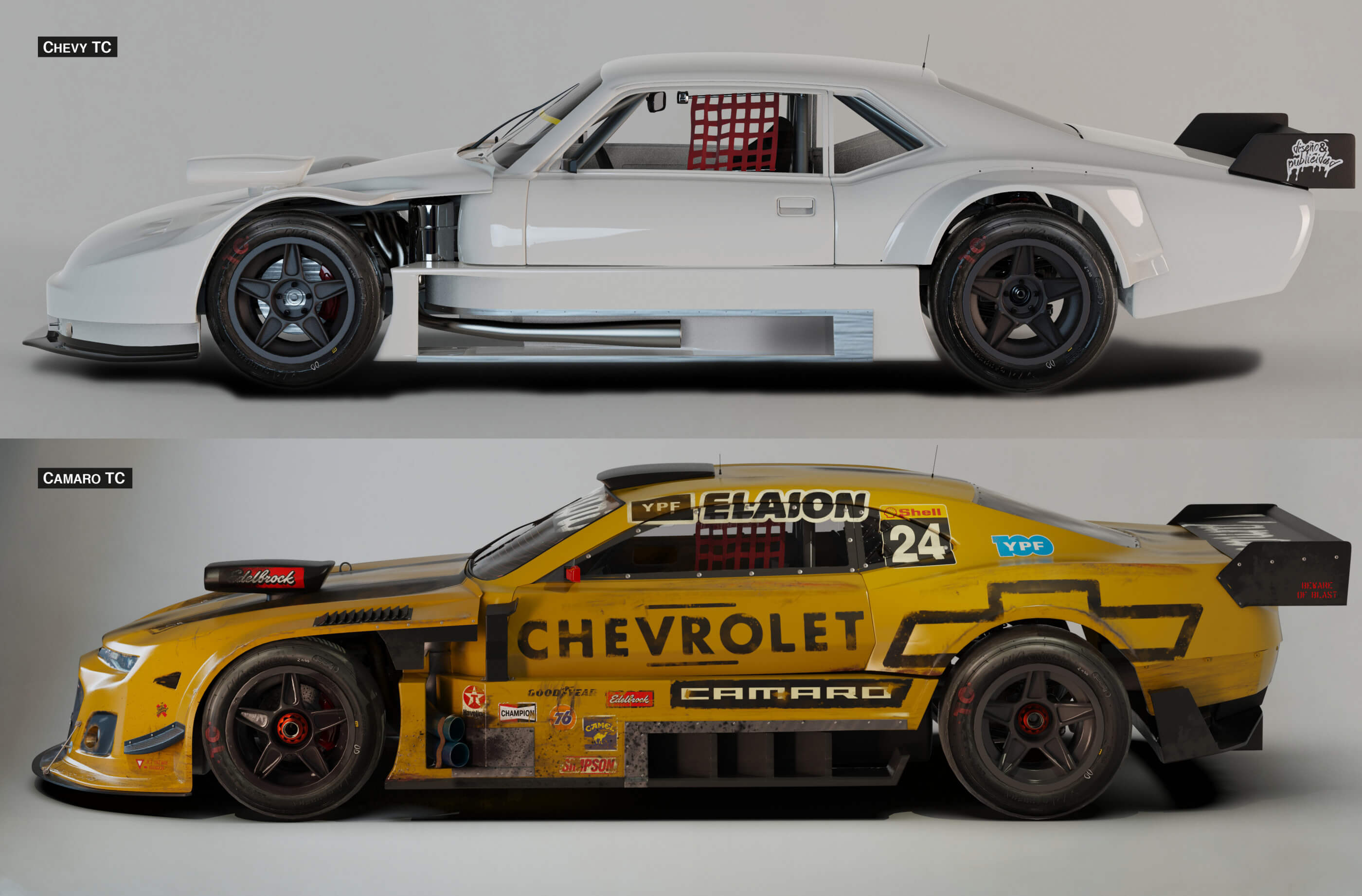 Camaro TC Concept 2024 - 3D Model by FRotondi