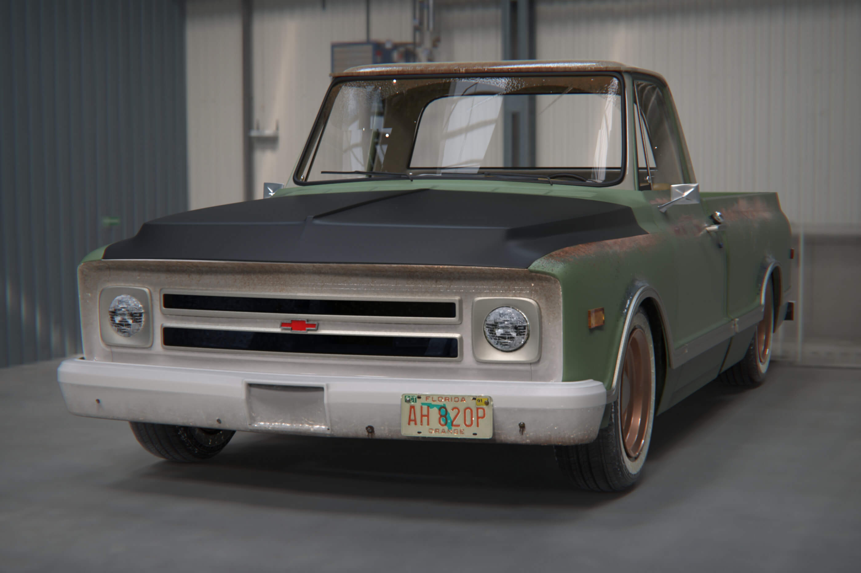Chevrolet C10 1968 - 3D Model by FRotondi