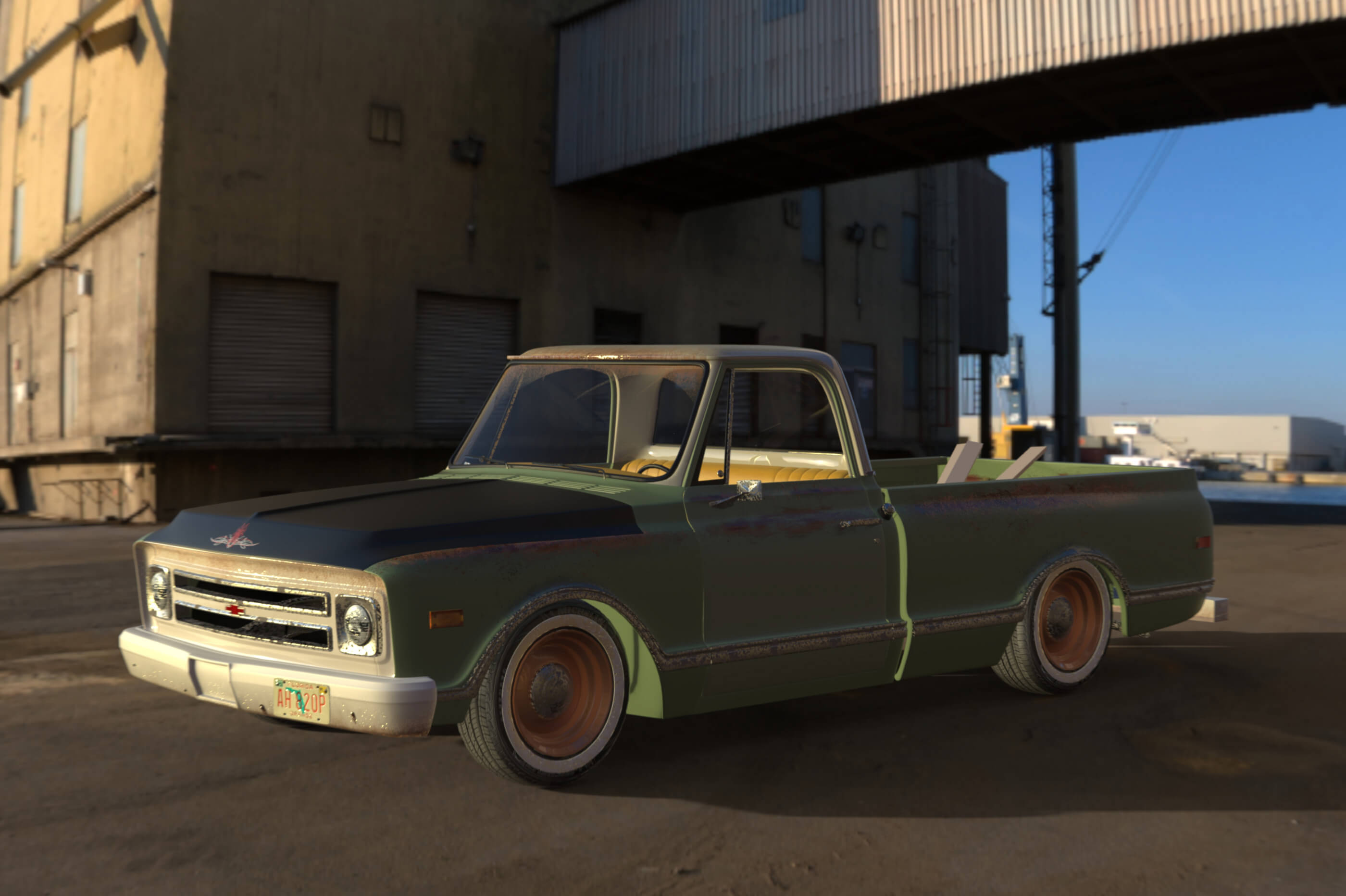 Chevrolet C10 1968 - 3D Model by FRotondi