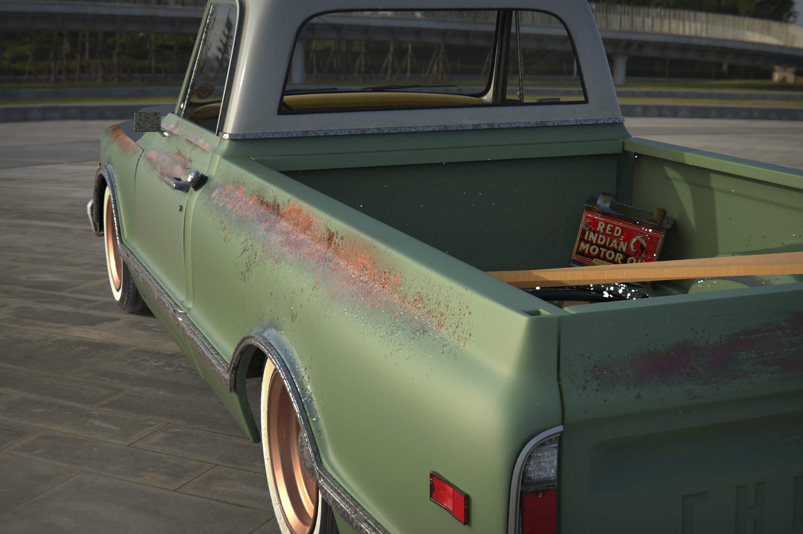 Chevrolet C10 1968 - 3D Model by FRotondi