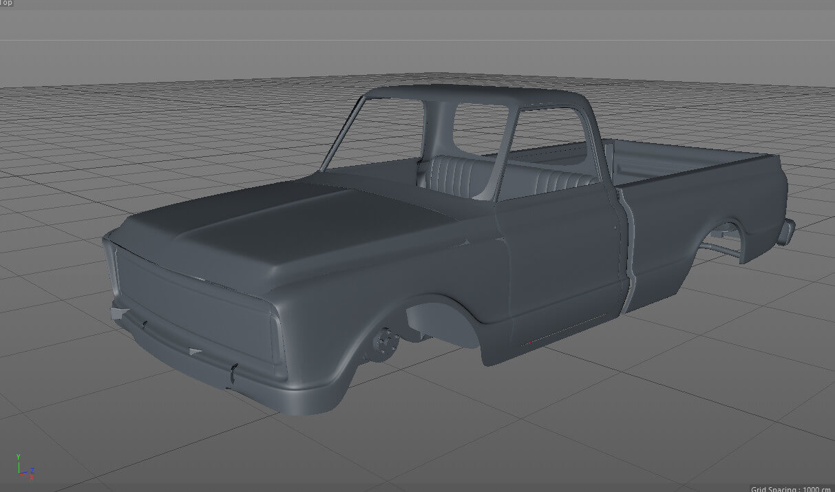 Chevrolet C10 1968 - 3D Model by FRotondi